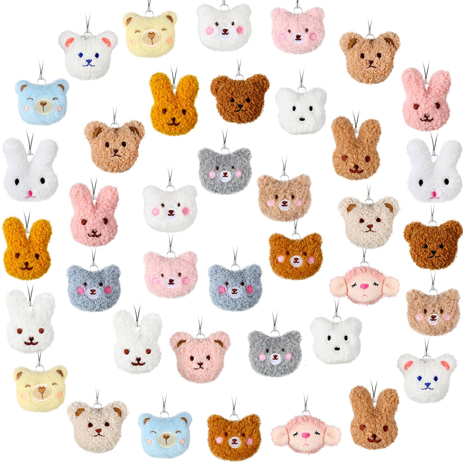 Amazon.com: Libima Mini Stuffed Animals Sea Animal Fruit Plush Keychain ...