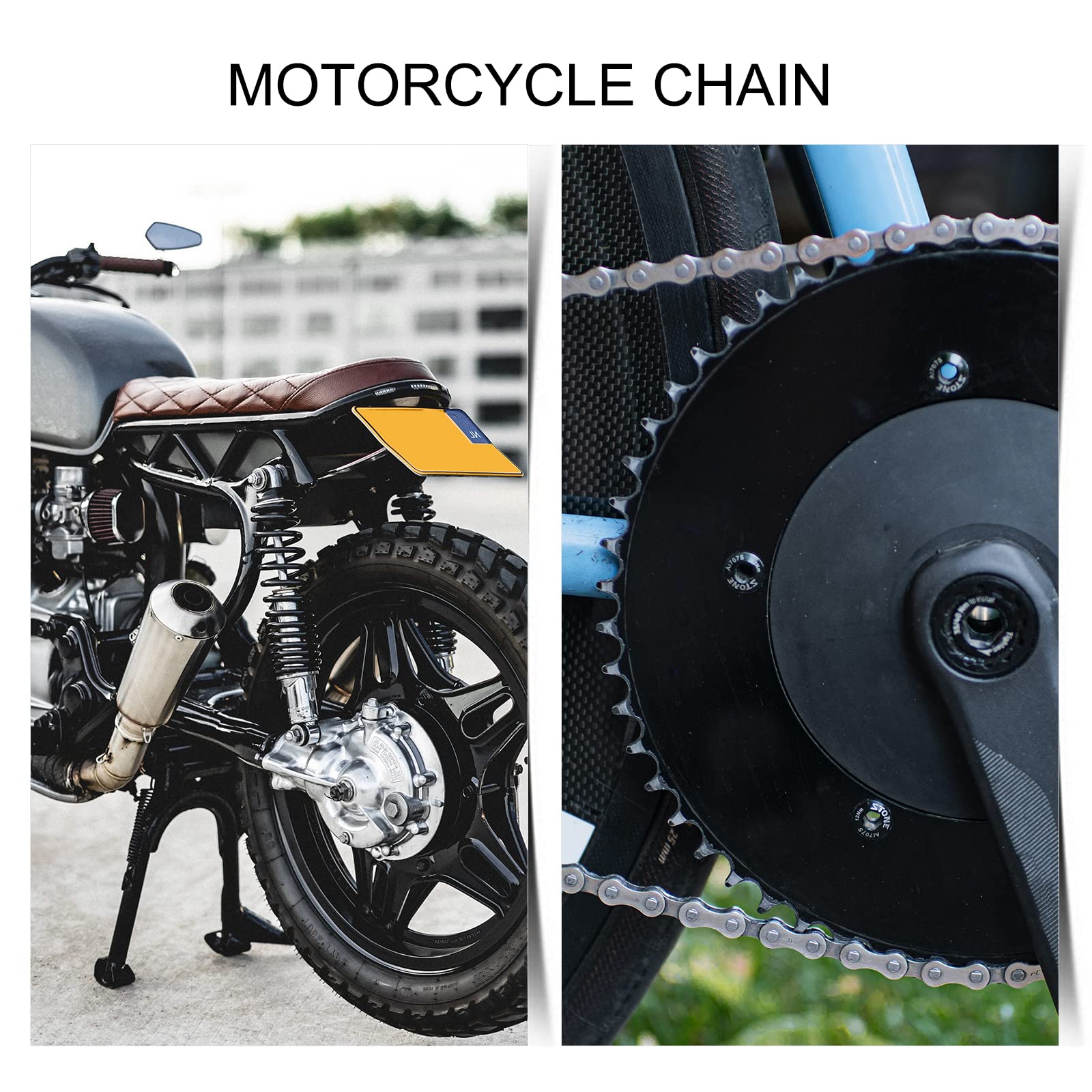 Snapklik.com : 8pcs #428 Chain Master Links, Steel Alloy Heavy Duty ...