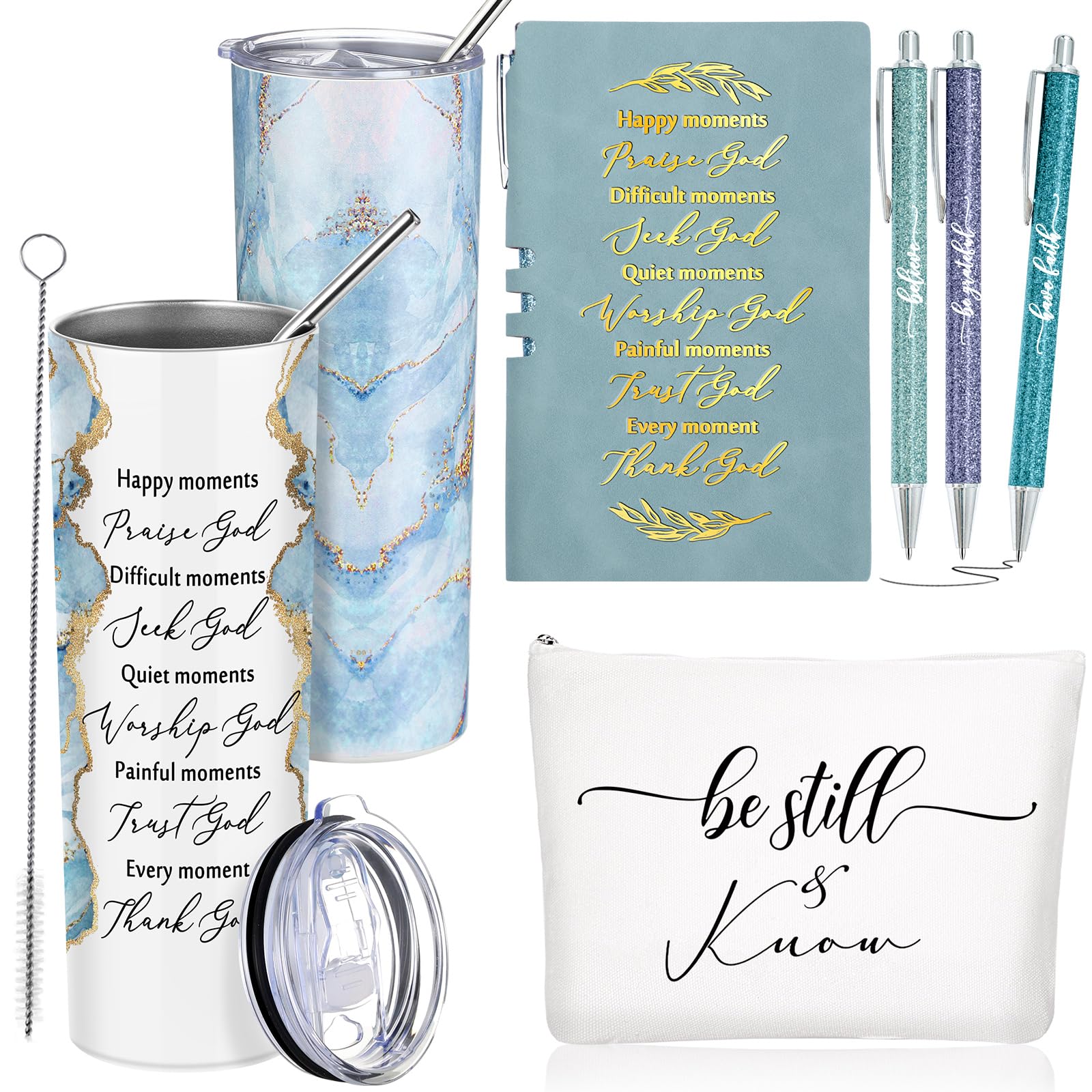 Snapklik.com : Domensi 6 Pcs Christian Gifts For Women 20 Oz Marble ...
