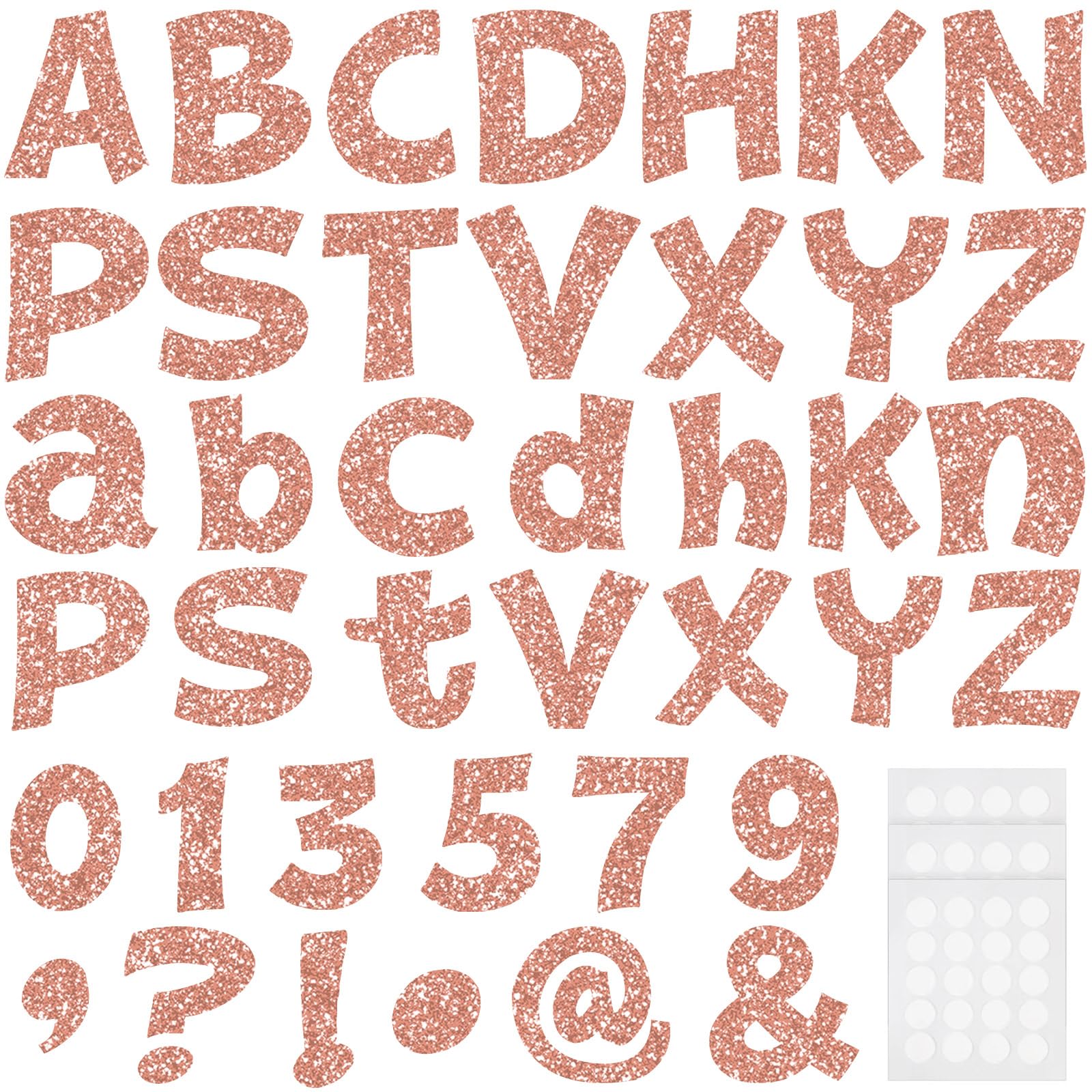 Snapklik.com : Colarr 216 Pcs Glitter Bulletin Board Letters For ...
