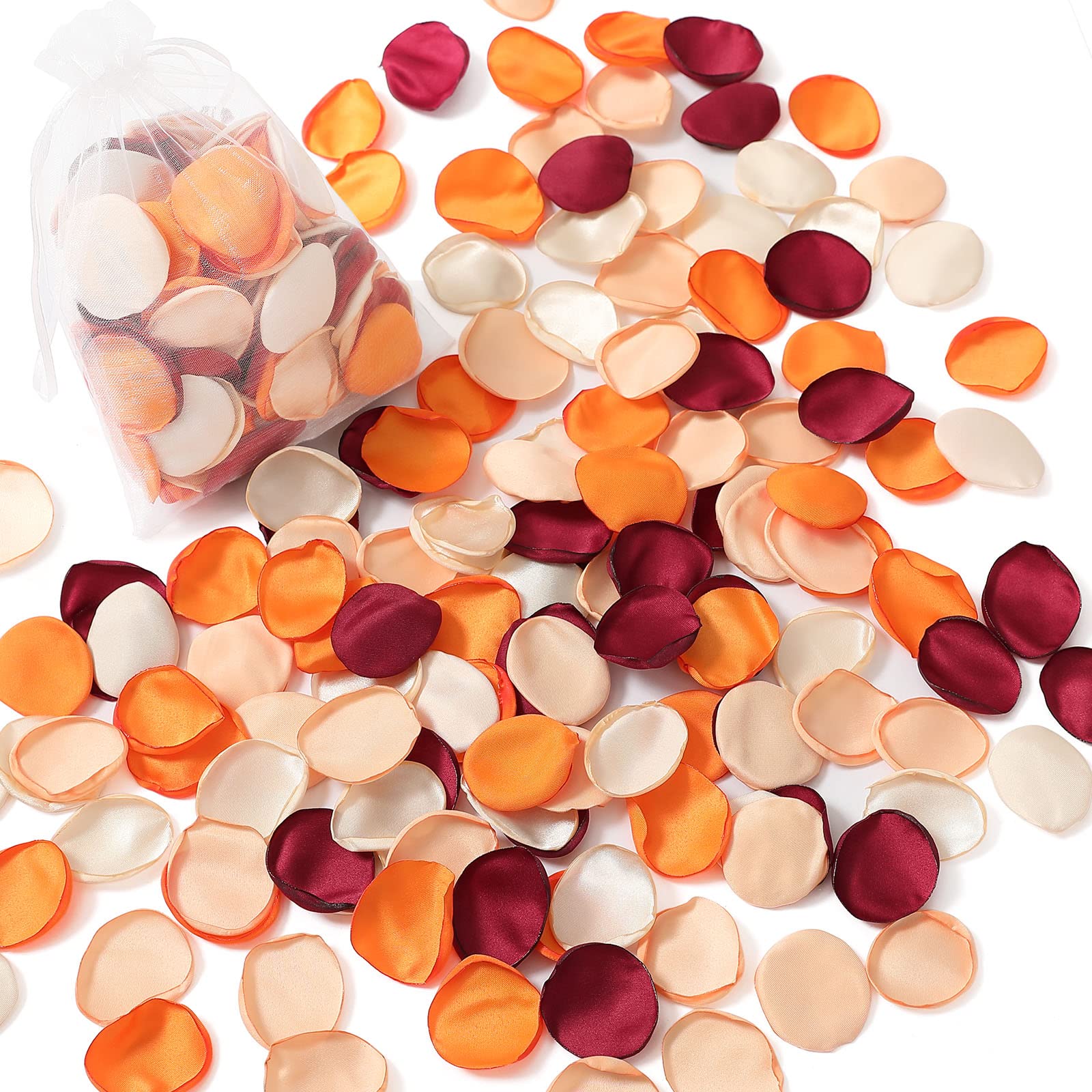 Amazon.com: Serwalin 500Pcs Silk Rose Petals Flower Petals for Weddings ...
