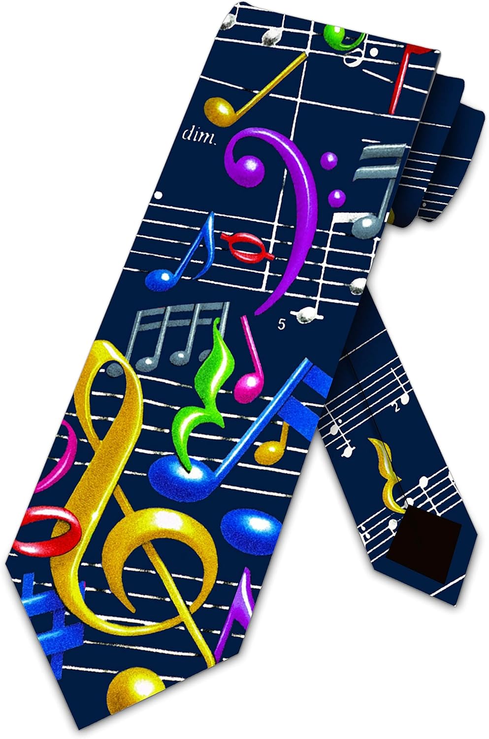Amazon.com: Three Rooker Musical Note Ties Mens Colorful Music Necktie ...