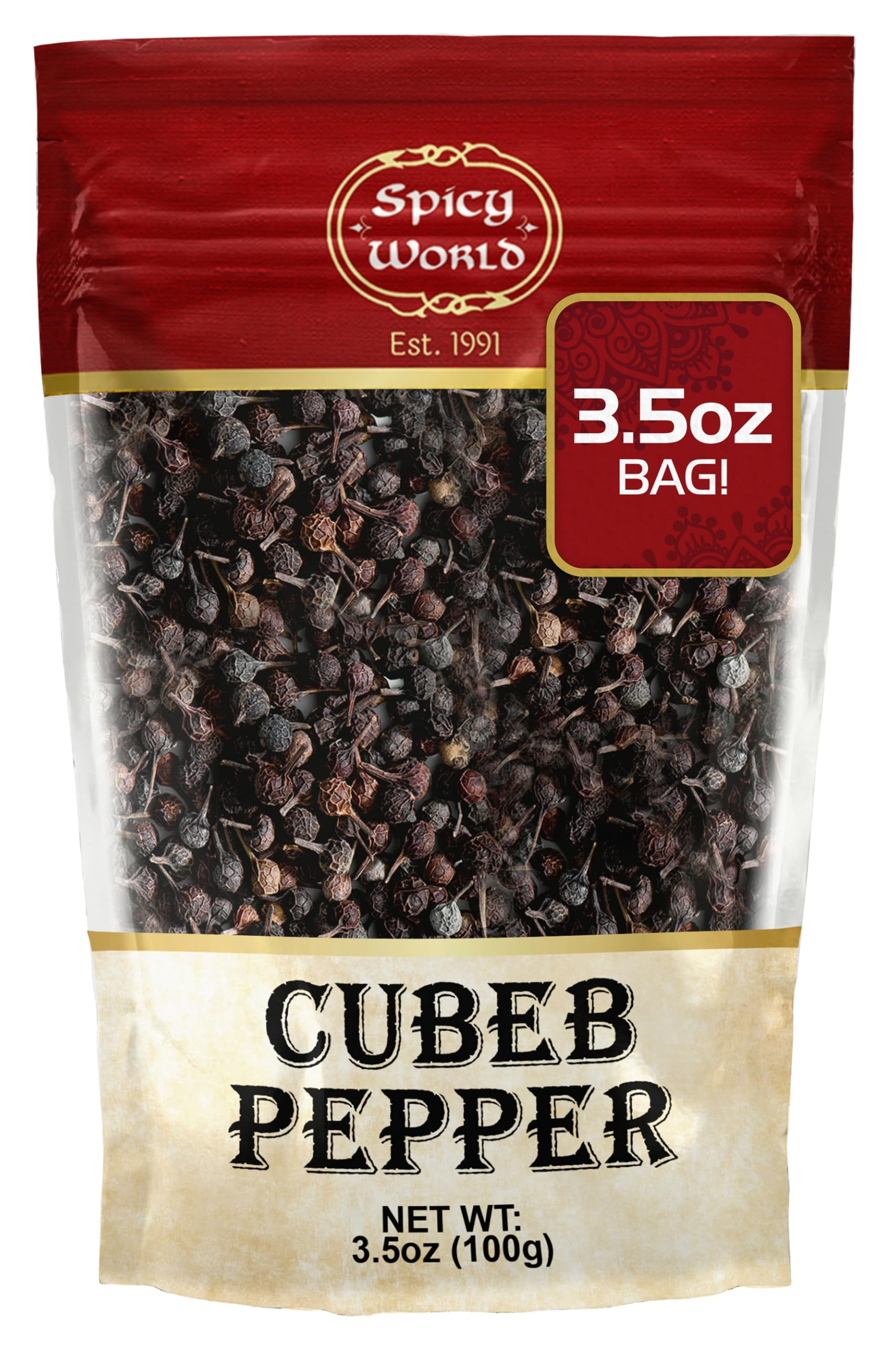 Amazon.com : Spicy World Cubeb Pepper 3.5oz (100g) - Java Pepper ...