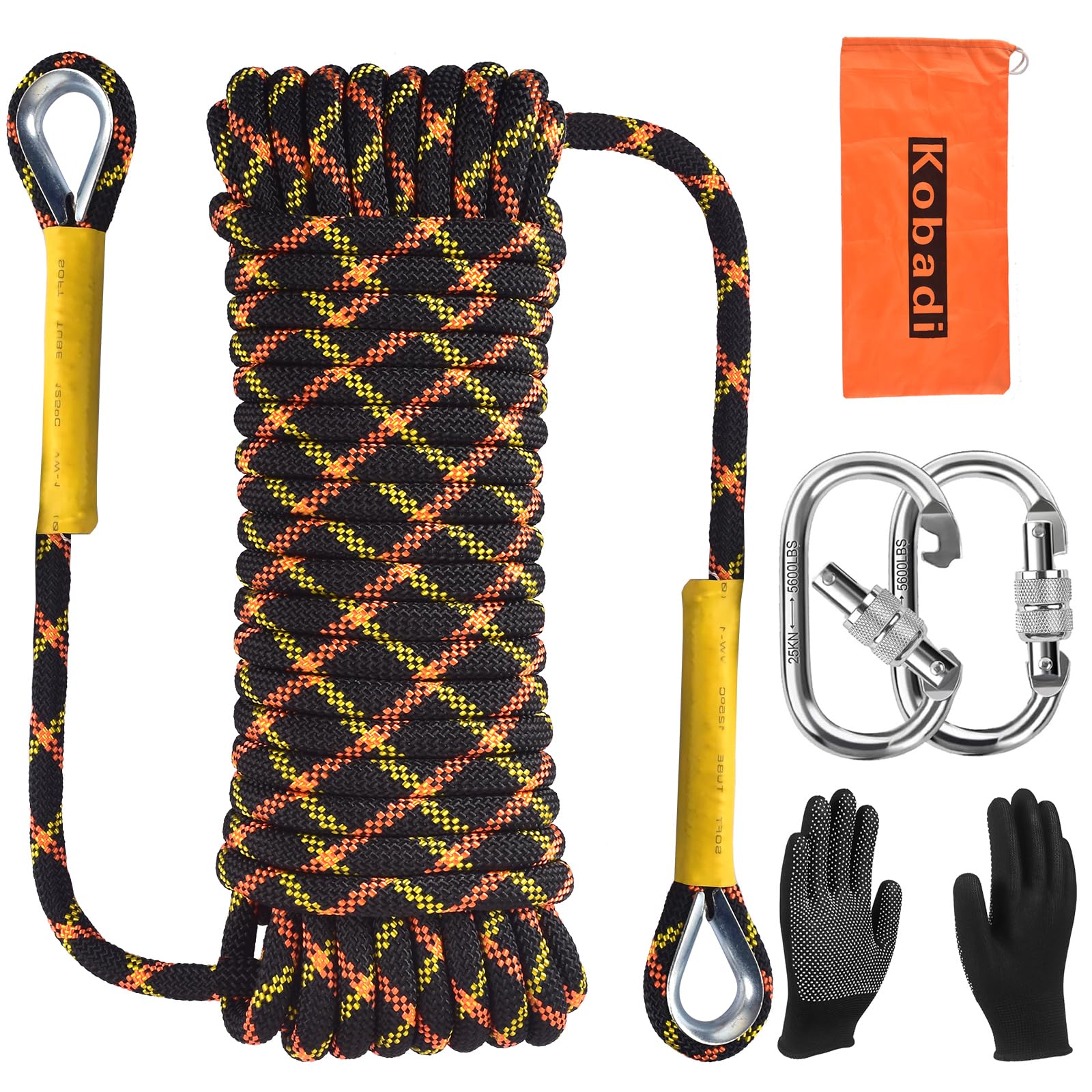 Amazon.com: Outdoor Climbing Rope 8MM/12MM 6 Colors 1M(3.2ft)-70M(230ft ...