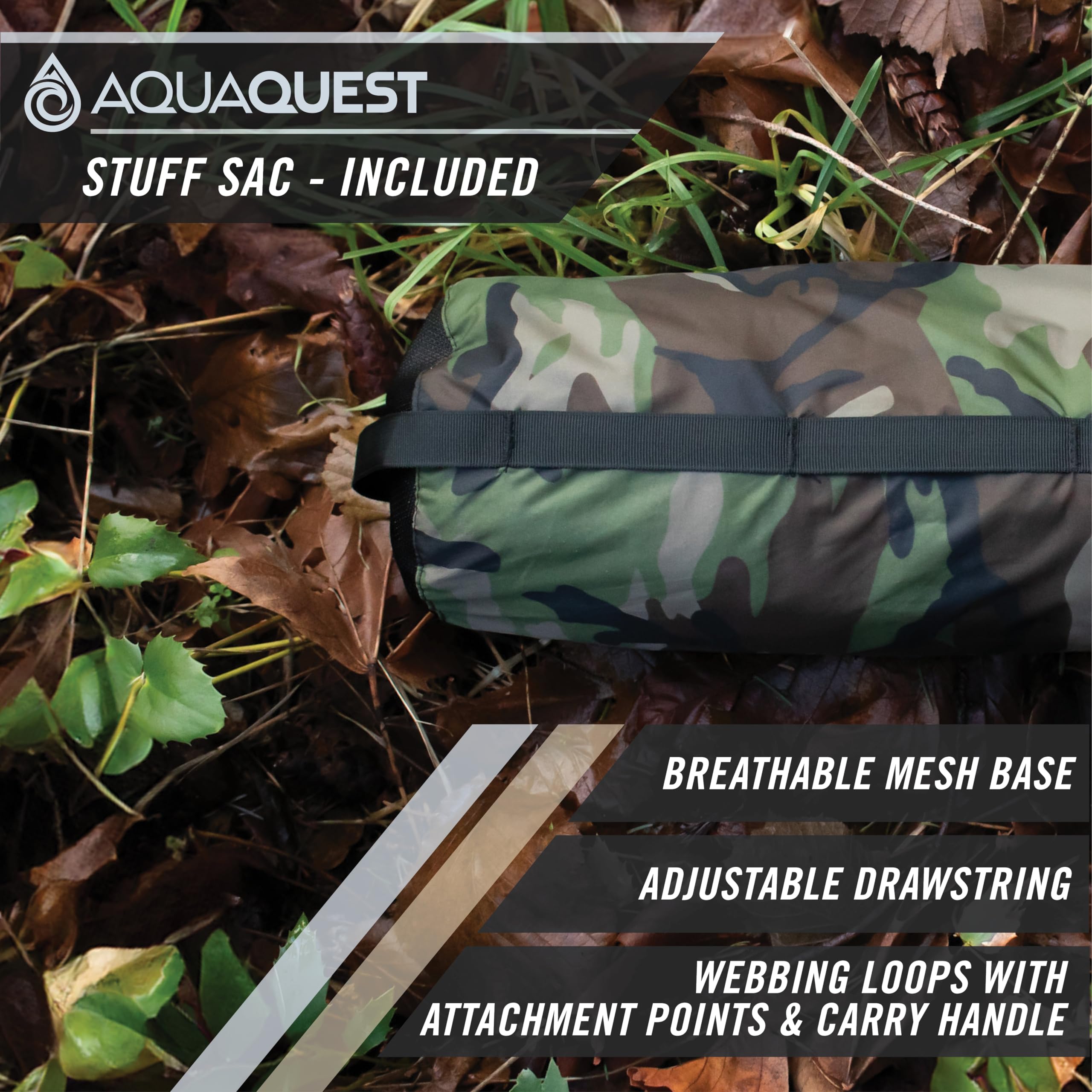 Snapklik.com : AQUAQUEST Defender Waterproof Camping Tarp - Heavy Duty ...