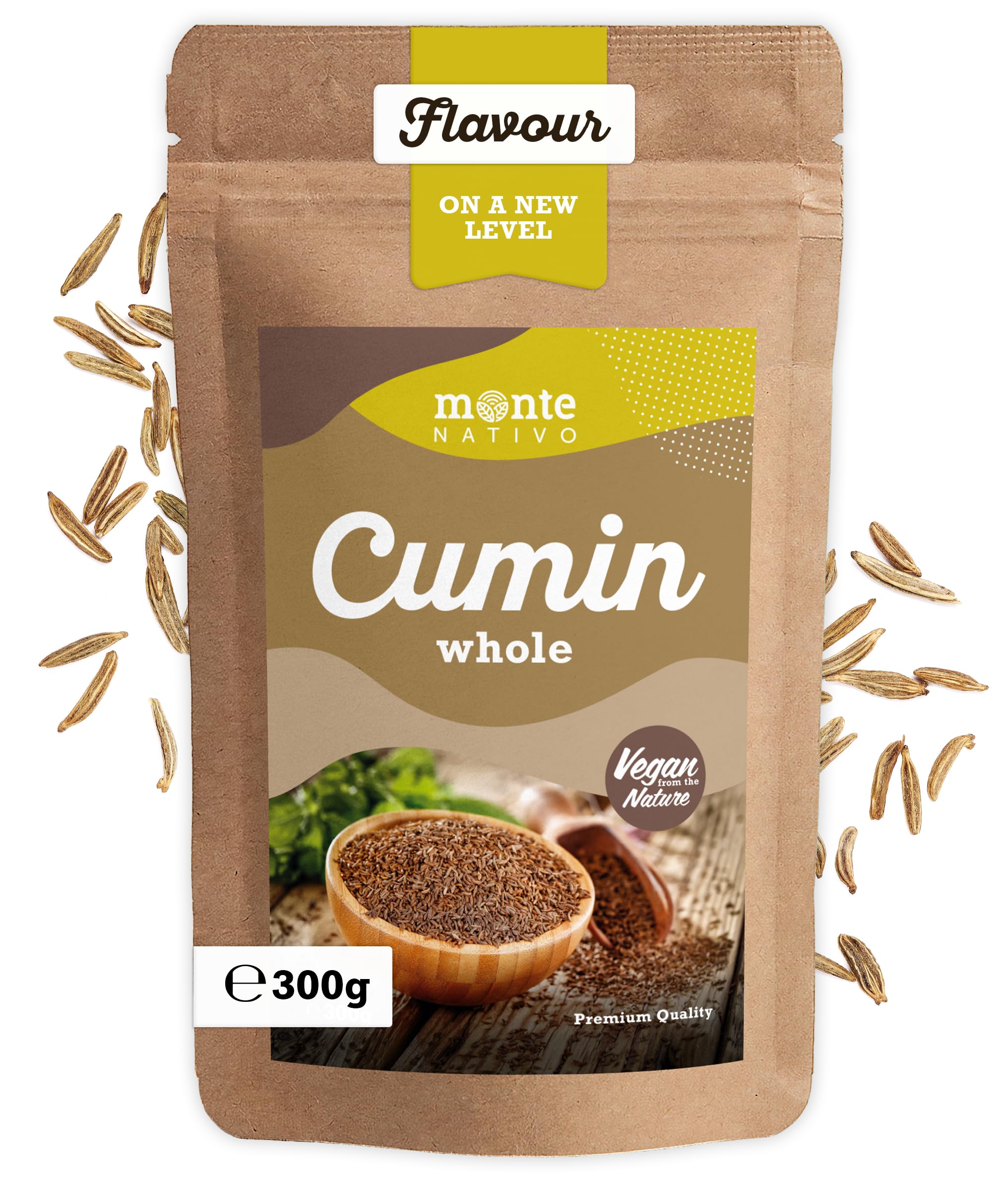 Cumin Seeds Monte Nativo (300g) - Cumin Seed whole perfect for Cooking ...