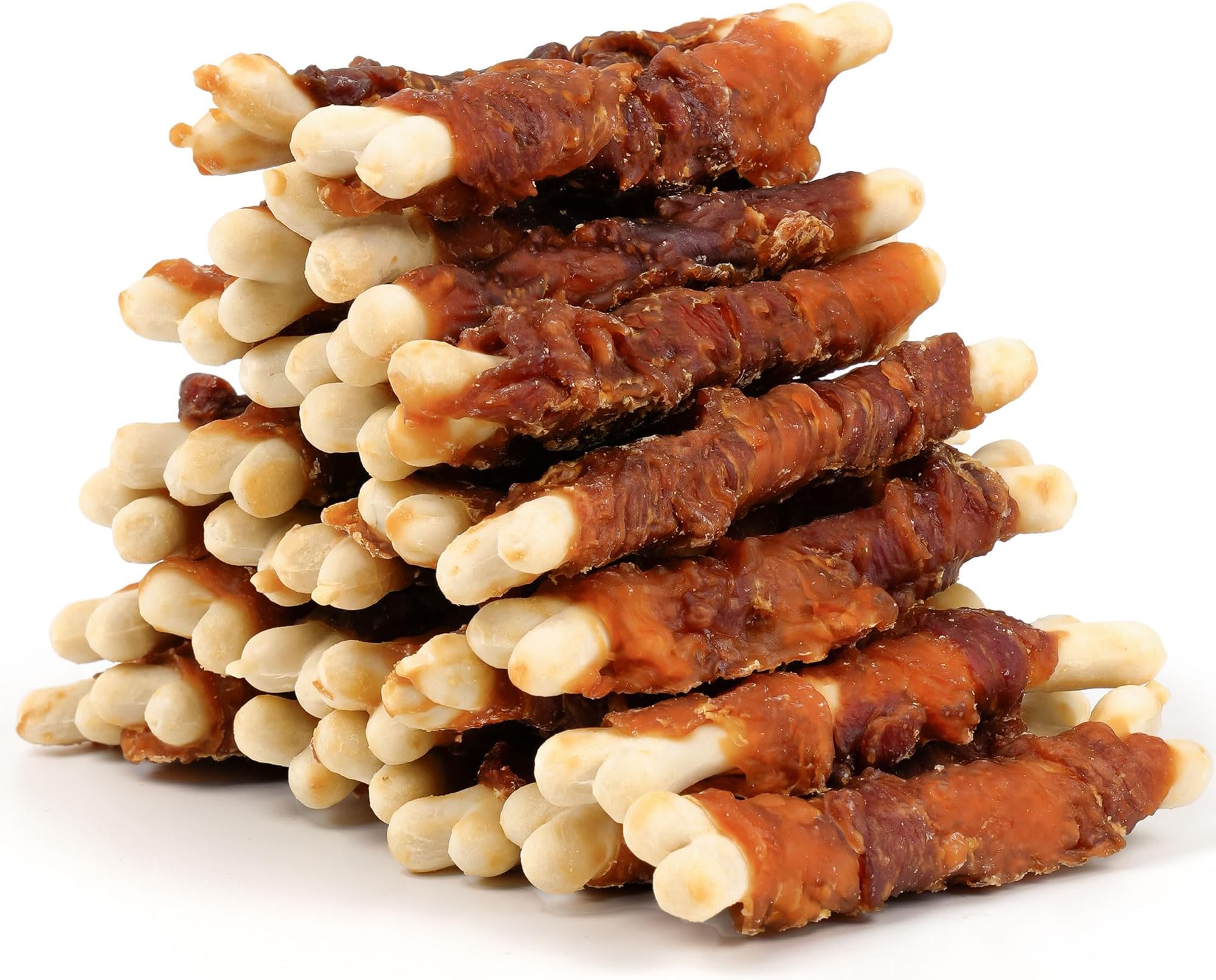 Amazon.com : MON2SUN Double Flavor Dog Treats, 4 Inch Chicken and Duck ...