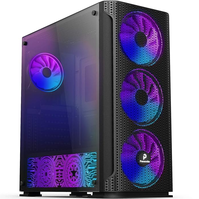 Buy Updated Version Pansonite Mesh Airflow ATX Mid-Tower Chassis ...