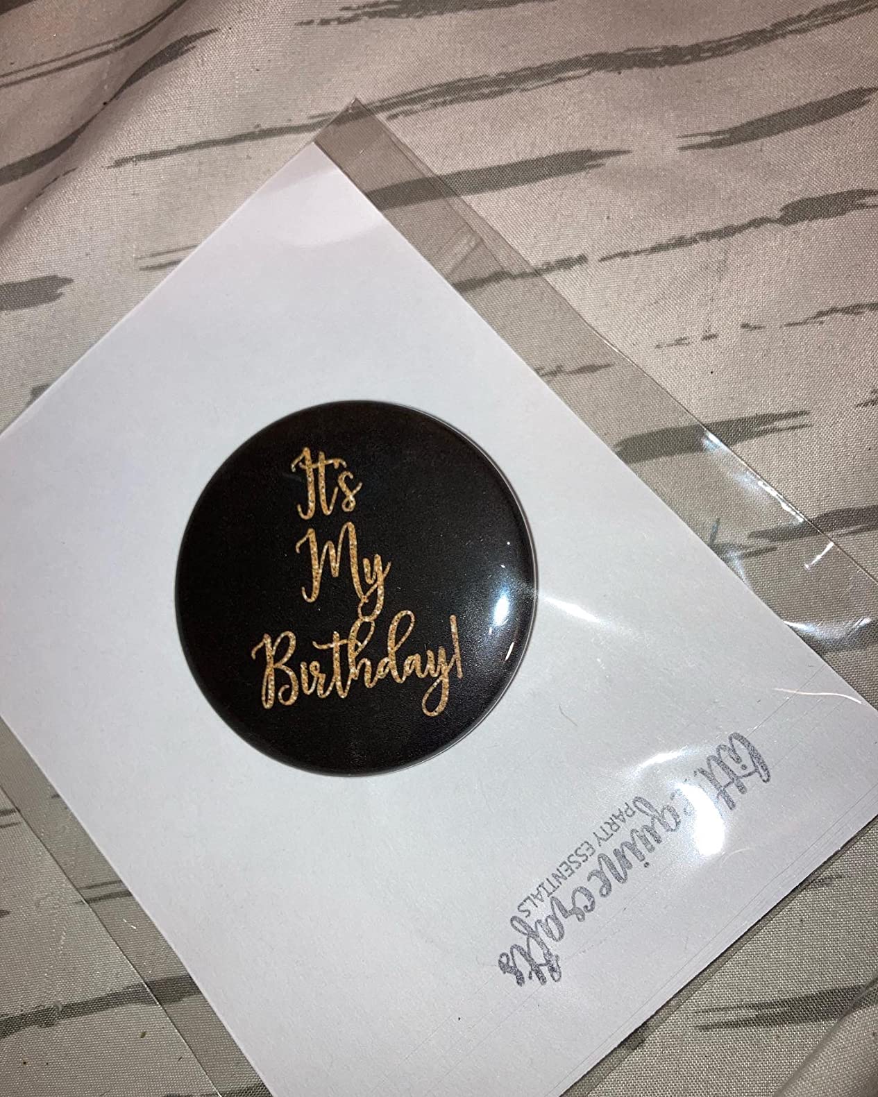 Amazon.com: 1 piece It's My Birthday Birthday Girl Gift Favors badge ...