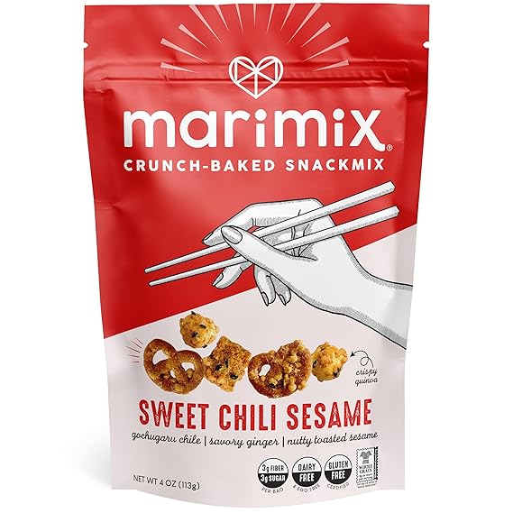 Amazon.com: Marimix Snack Mix | Sweet Chili Sesame | Crunch Baked Sweet ...