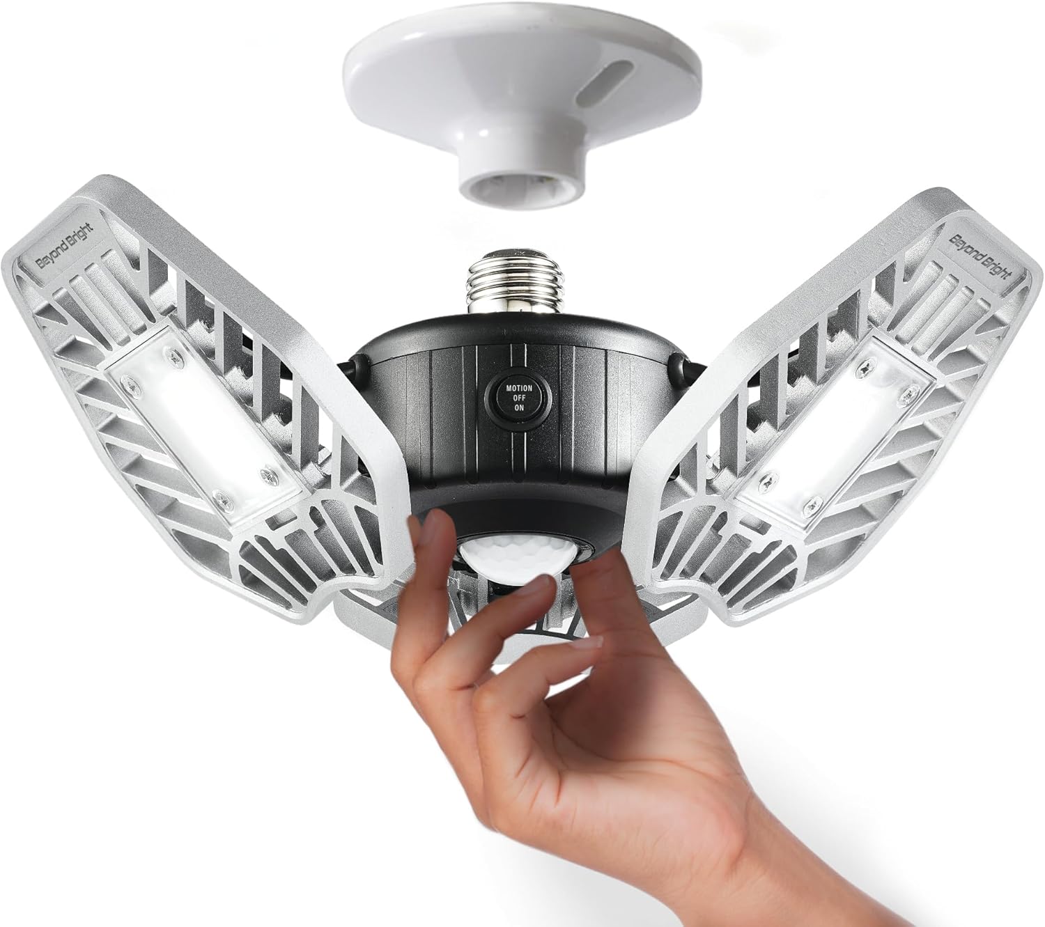 Ontel Beyond Bright Ultra LED Ultra-Bright Motion Activated Garage ...