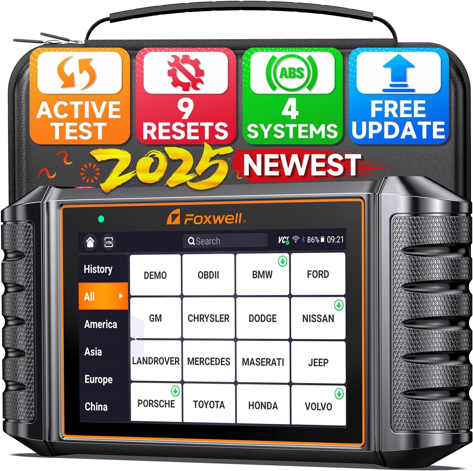 Amazon.com: FOXWELL OBD2 Scanner Bidirectional Scan Tool, ABS SRS ...