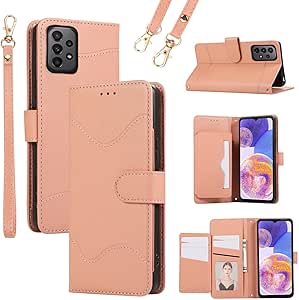 Amazon.com: Furiet Wallet Case for Samsung Galaxy A23 5G/4G with Wrist Strap and Shoulder Strap ...