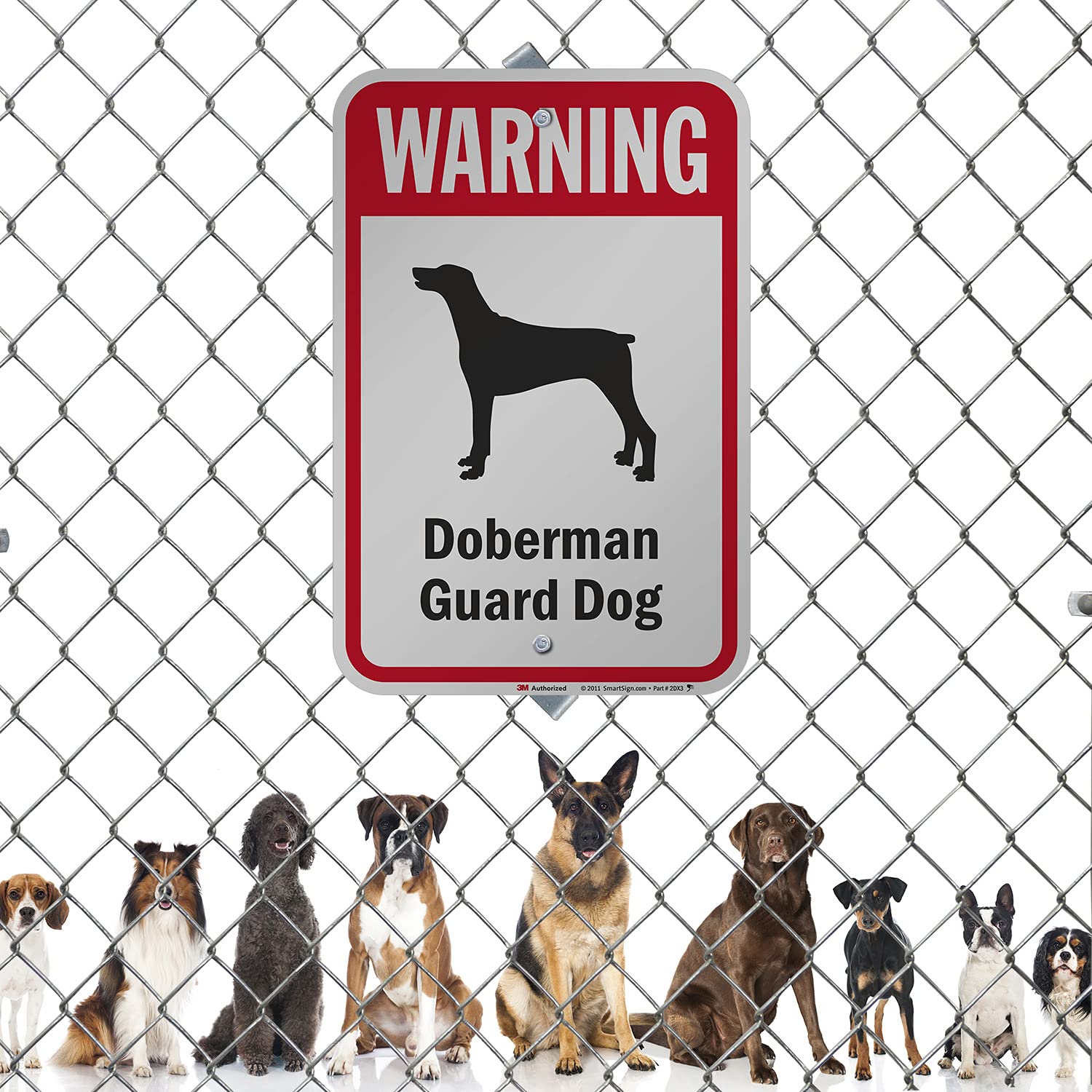Doberman Guard Dog Signs