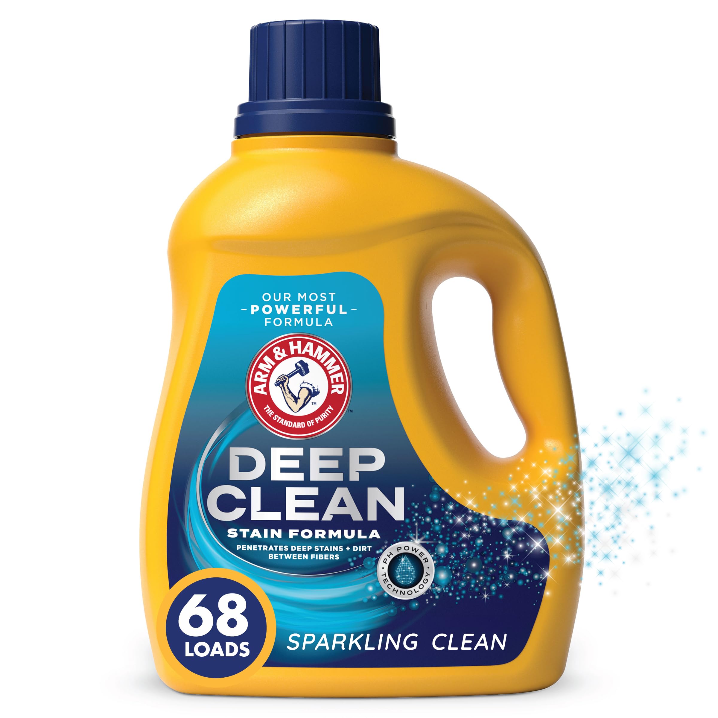 Amazon.com: ARM & HAMMER Deep Clean Stain Formula, Liquid Laundry ...