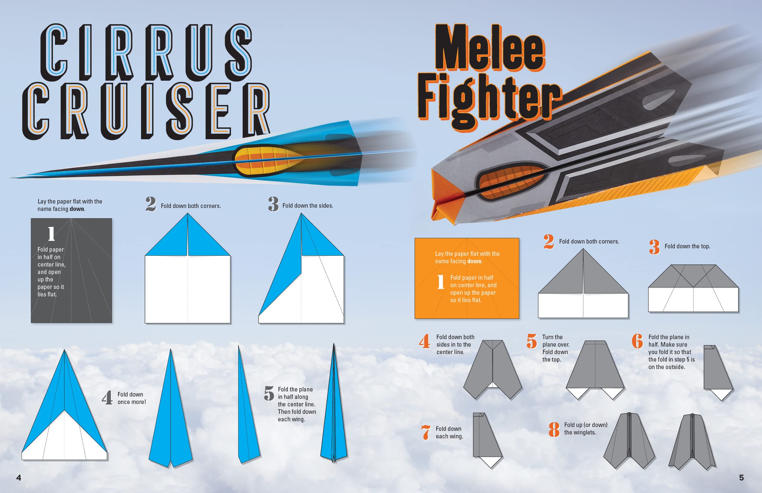 Top Gun Paper Airplane Kit: Build Reconnaissance, Cargo, Bomber ...