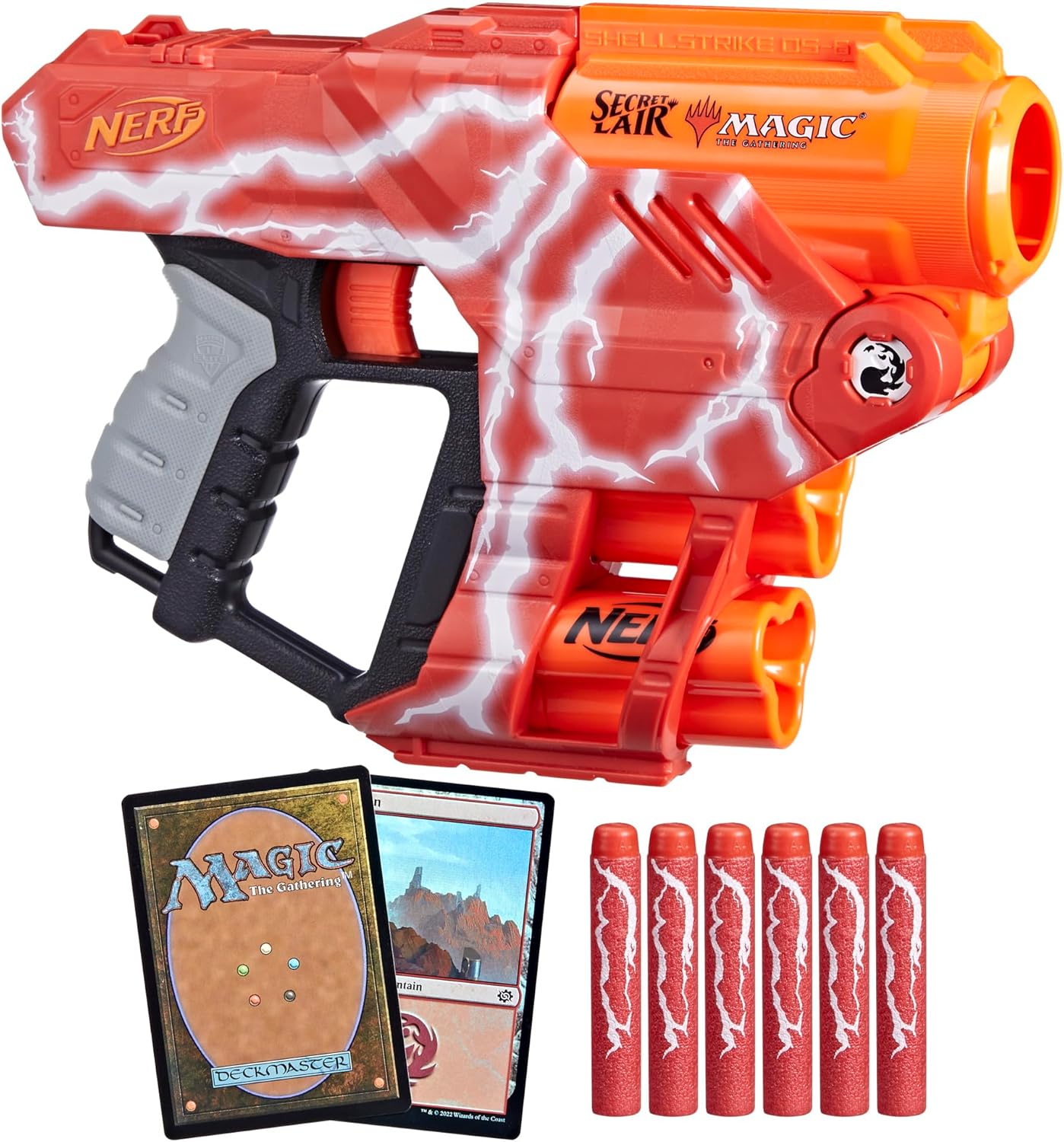 Amazon.com: Nerf LMTD Lightning Lair, Magic: The Gathering Secret Lair Blaster with 6 Darts, 2 ...