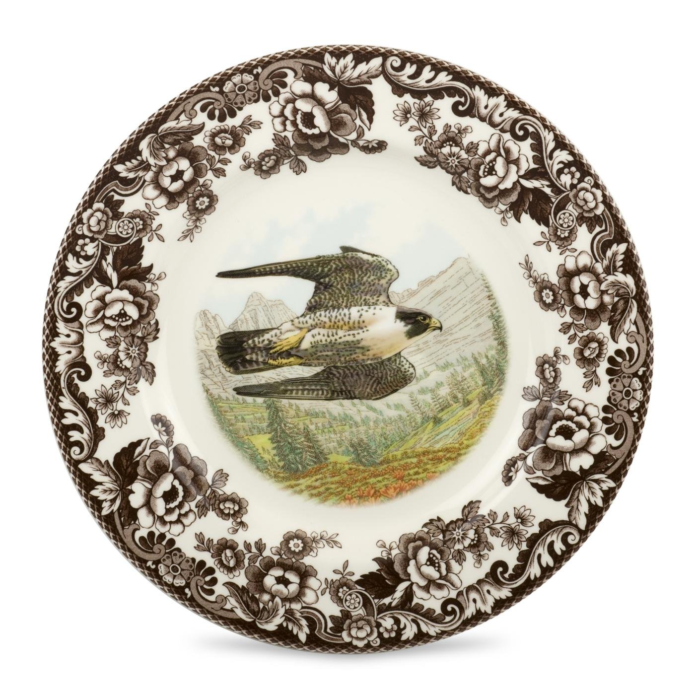 Amazon.com | Spode Woodland Dinner Plate, Birds of Prey | 10.5 Inch ...