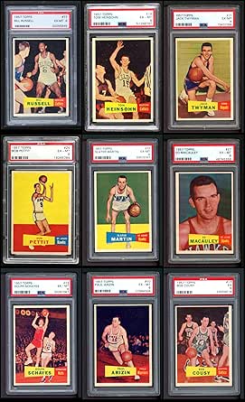 Amazon.com: 1957-58 Topps Basketball Complete Set (Basketball Set) EX ...