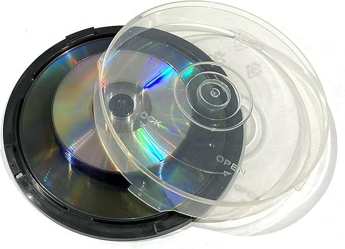 10 8cm Mini Blank DVD-R Discs with Shiney Silver Surface (Media Code ...