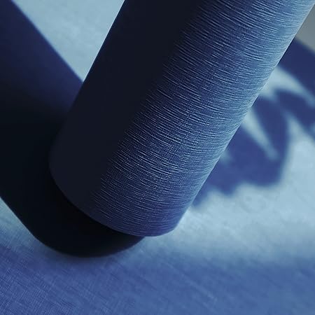 Safiyya Blue Silk Peel and Stick Wallpaper Textured Dark Blue Contact ...