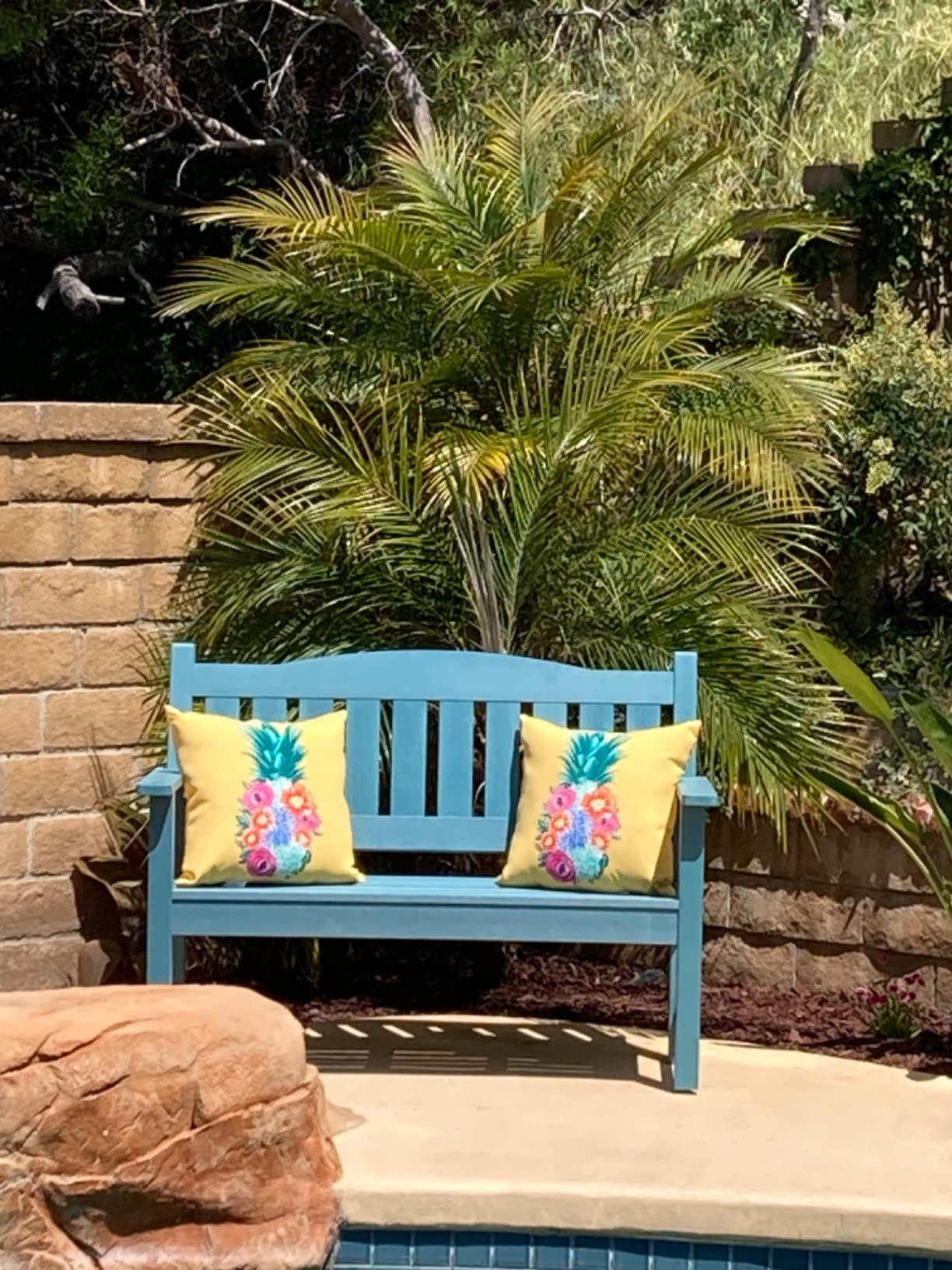 $34/mo - Finance ACUEL Garden Bench, Poly Lumber Outdoor Bench ...