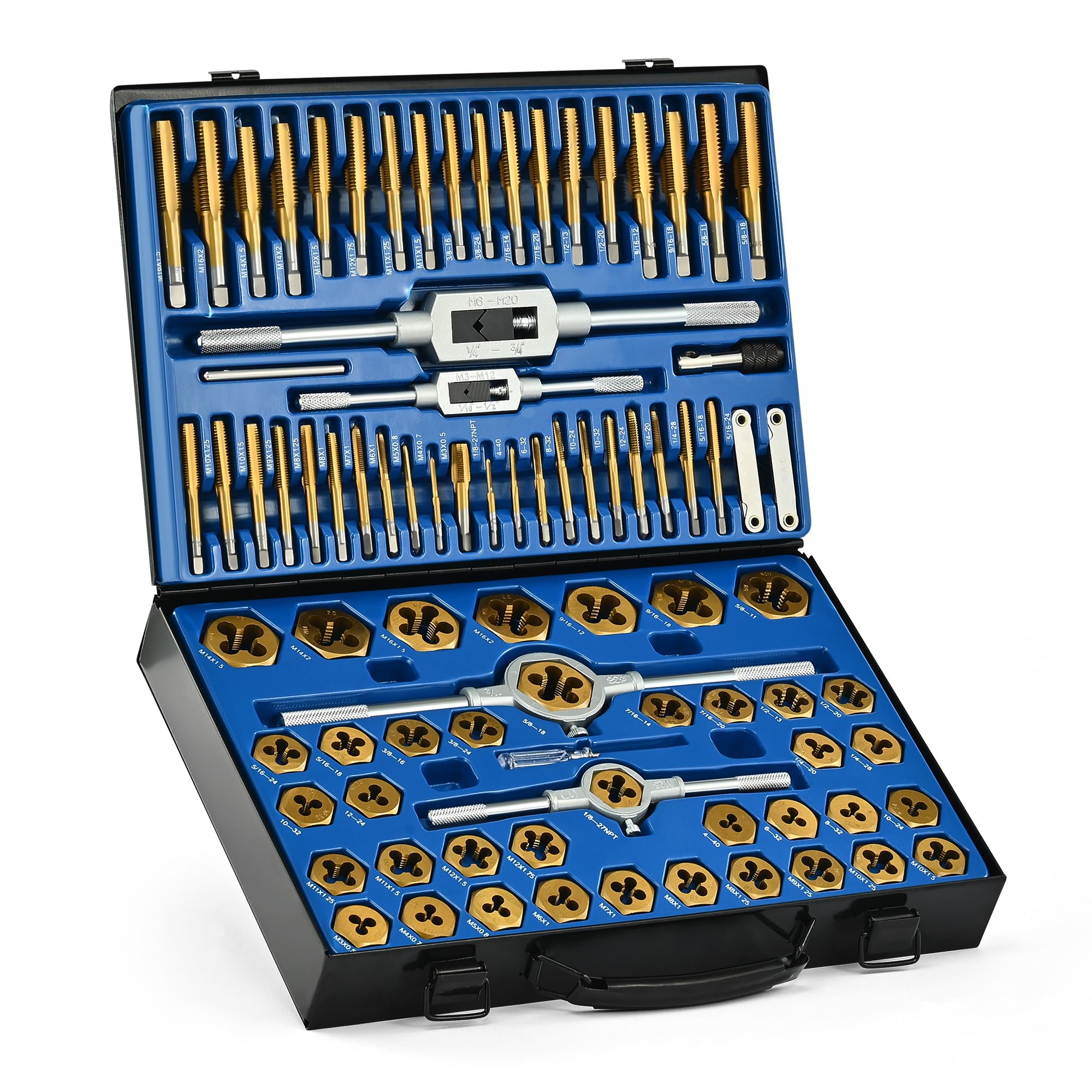 Amazon.com: Orion Motor Tech 86pc Tap and Die Set, SAE & Metric Tap Set ...