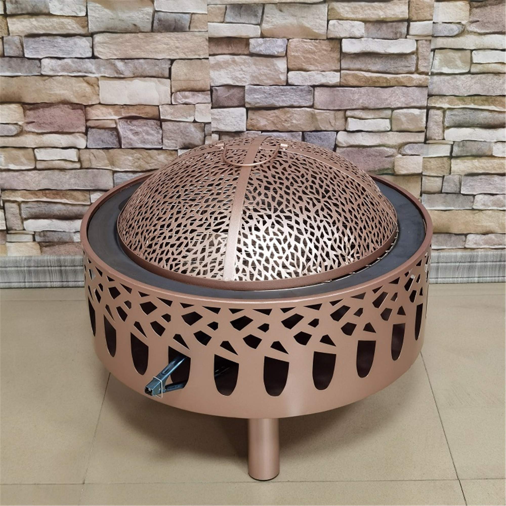 Round Brick Bbq