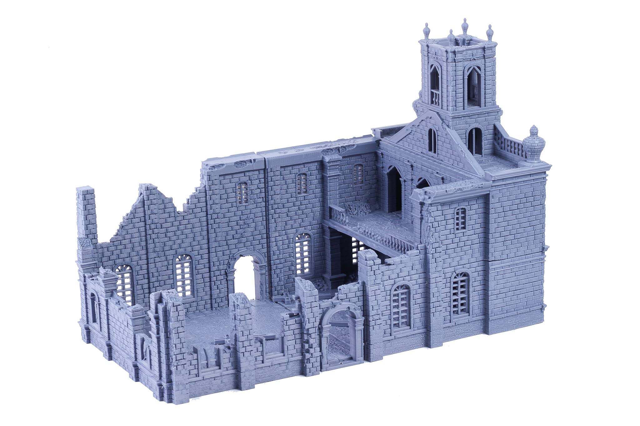 3degos Ruined Caribbean Church Dnd Terrain 28mm For Dungeons Dragons ...