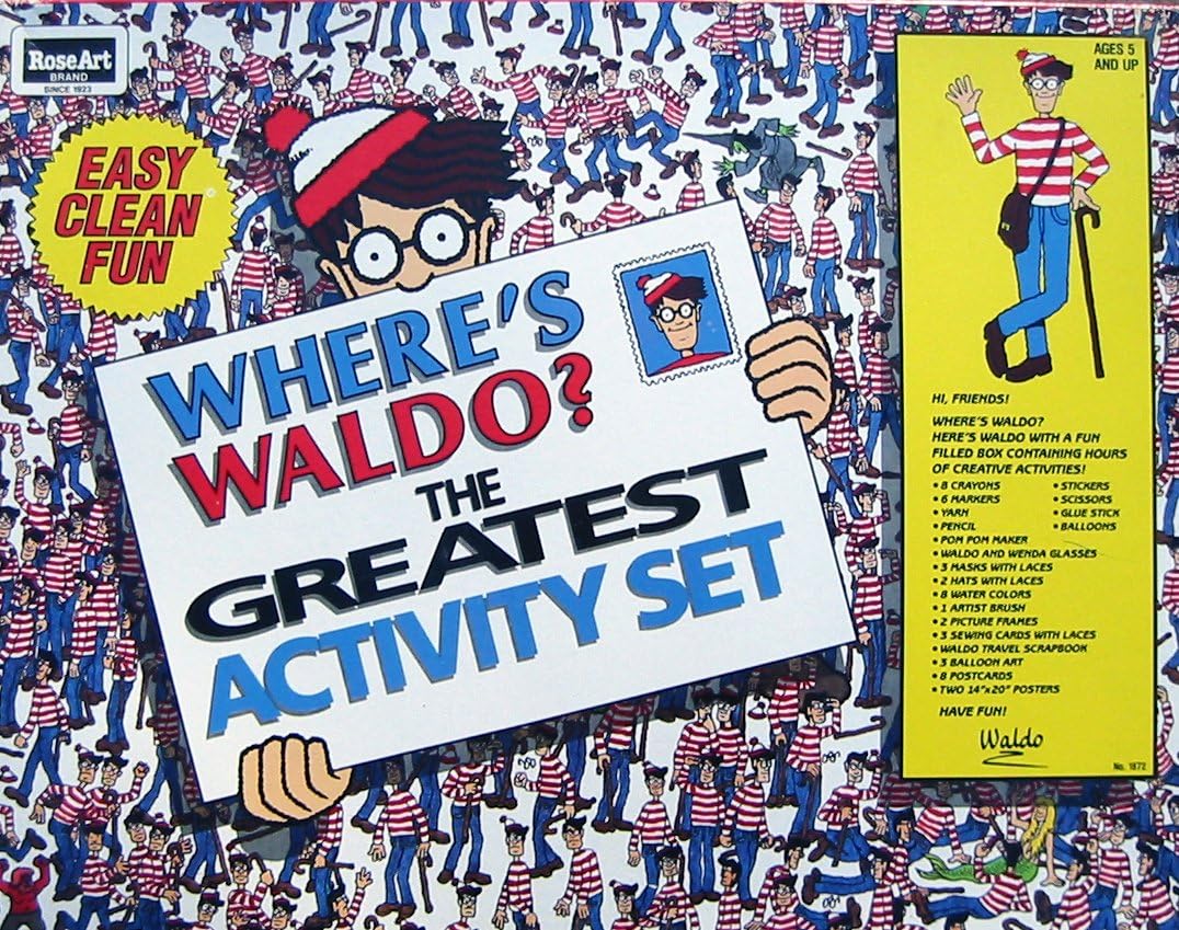 Amazon.com: Where's Waldo? The Greatest Activity Set : Toys & Games