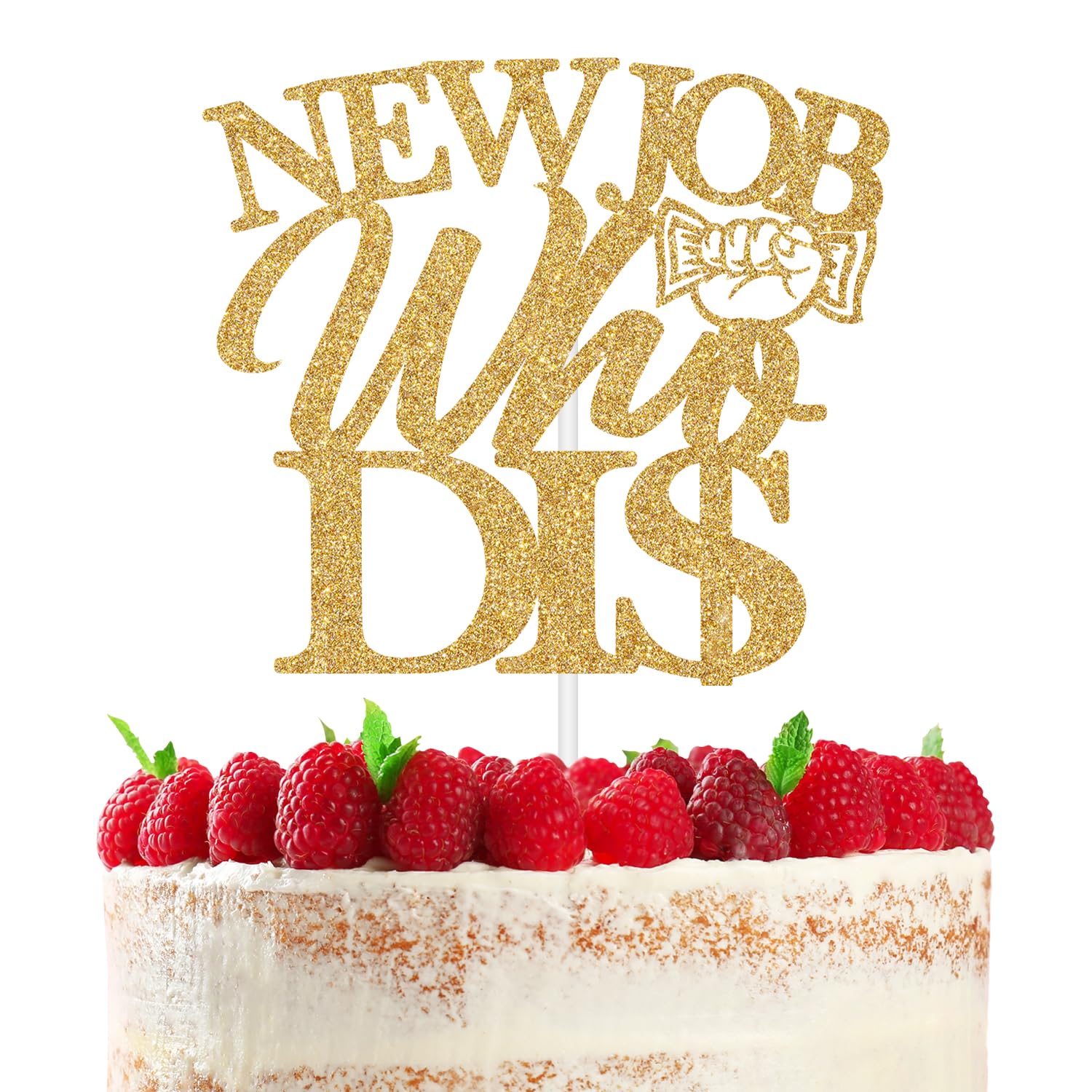 Amazon.com: RLXPT New Job Who Dis Cake Topper, Congrats Coworker New ...