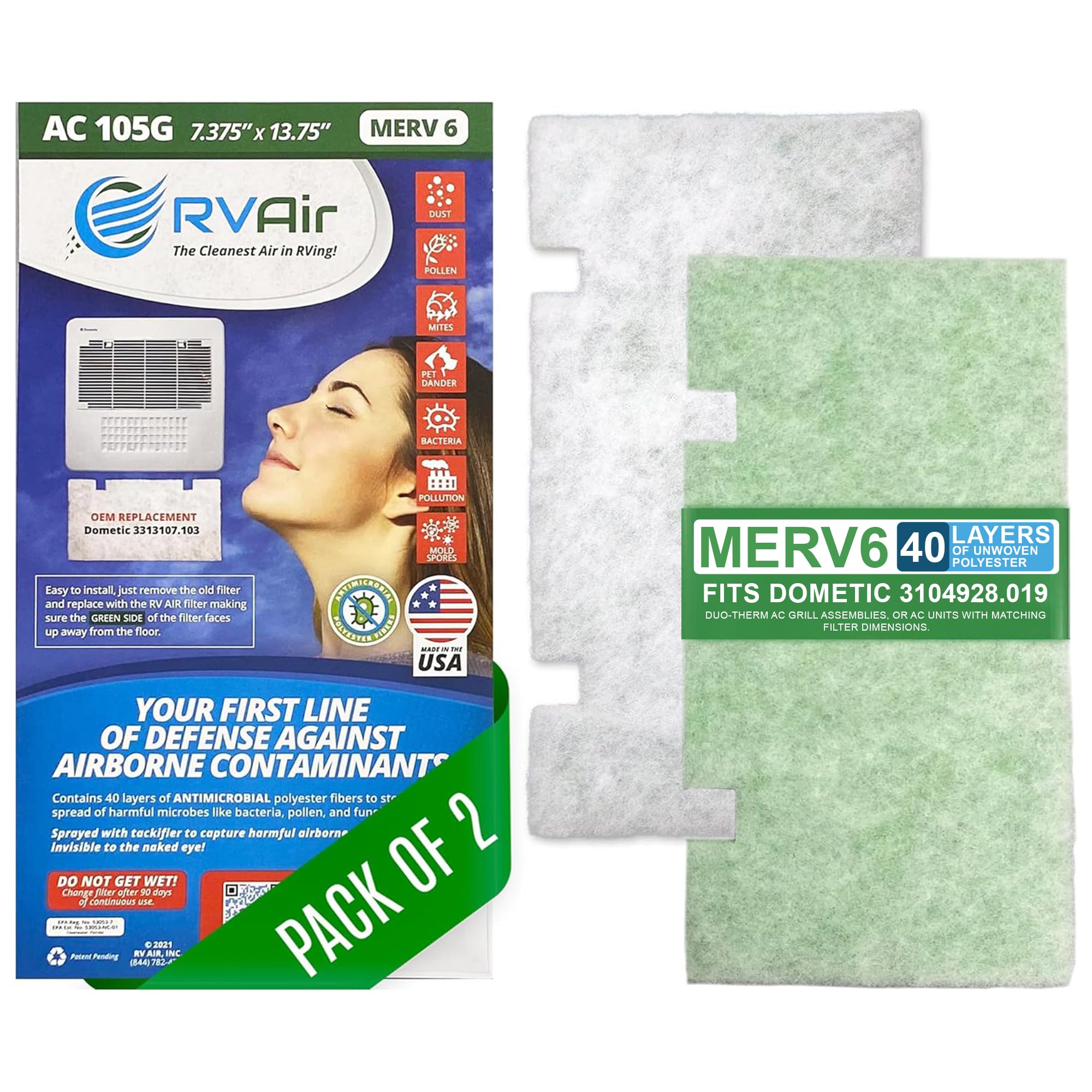 Amazon.com: AC Filter - Air Conditioner Replacement Filters - RV Air ...