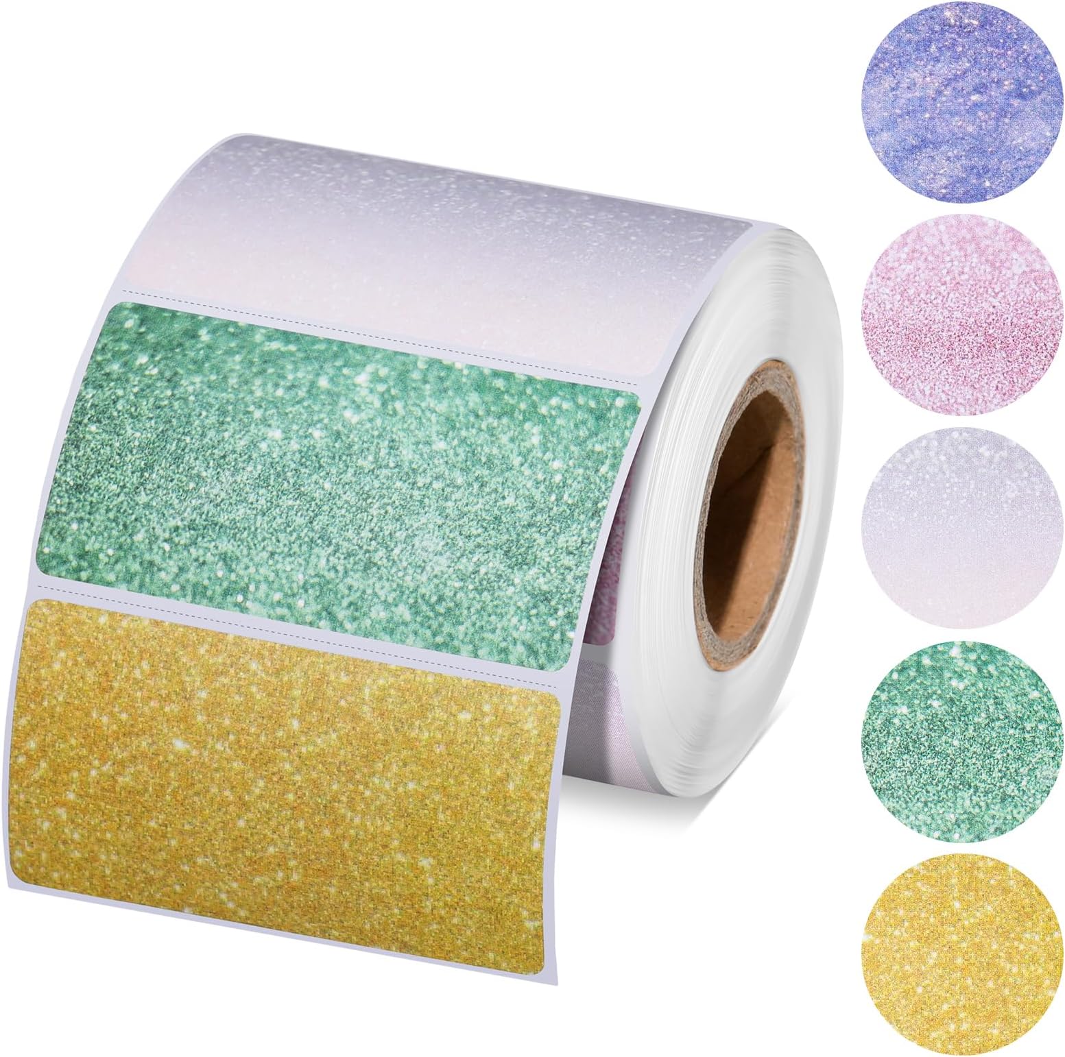 Amazon.com : Jetec 2.25 x 1.25 in Direct Thermal Labels Stickers Square ...