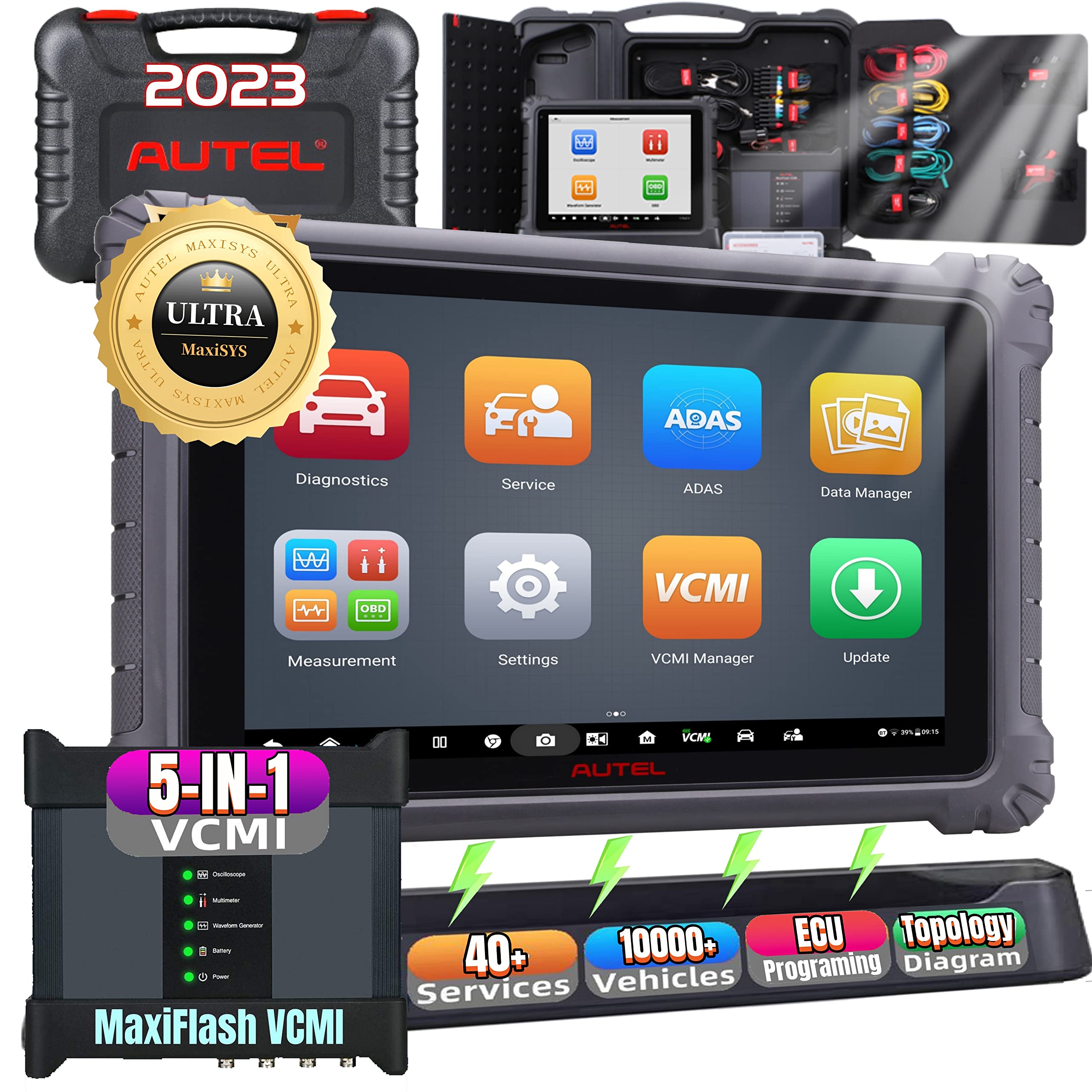 Buy Autel MaxiSys Ultra 2023 Version Full System Diagnostic Bi ...