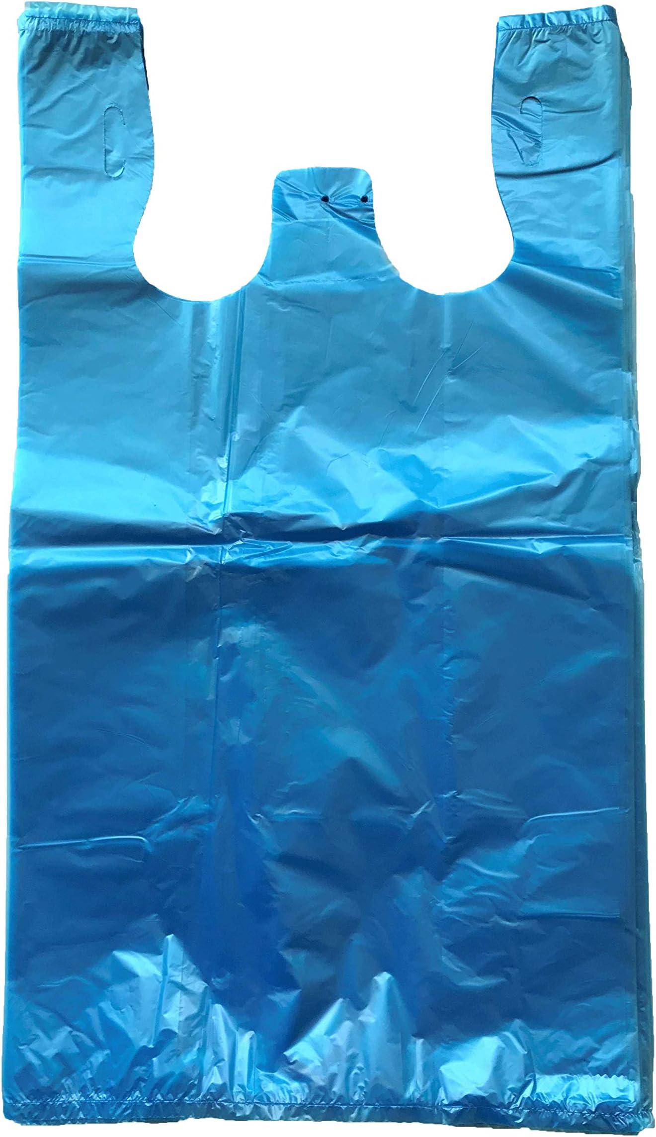 Amazon.com: Lesbin Clear Plastic Handle T-shirt Shopping Bags, 400 ...