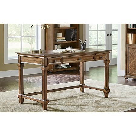 Amazon.com: Martin Furniture Traditional Wood Open L-Desk & Return ...