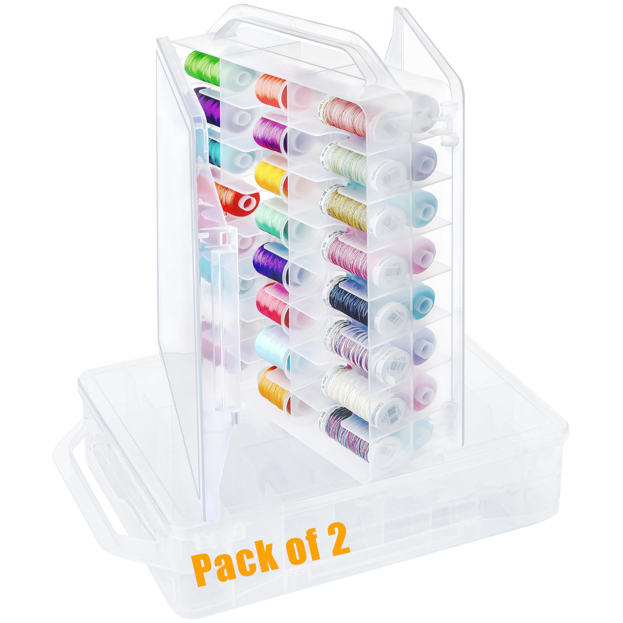 Amazon.com: New brothread Pack of 2 Double-Sided Sewing Organizers ...