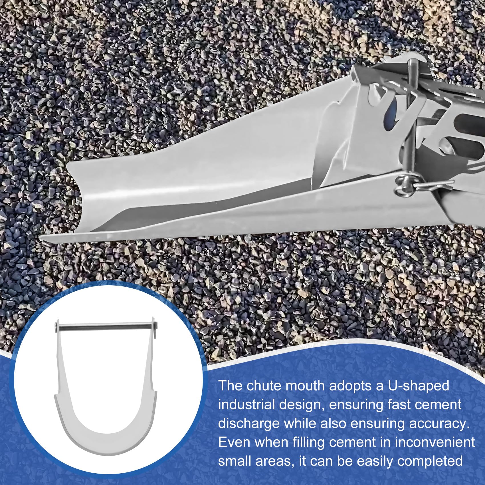 Mud Mixer Chute Mud Mixer 18-Inch Chute Extension - Adjustable Angles ...