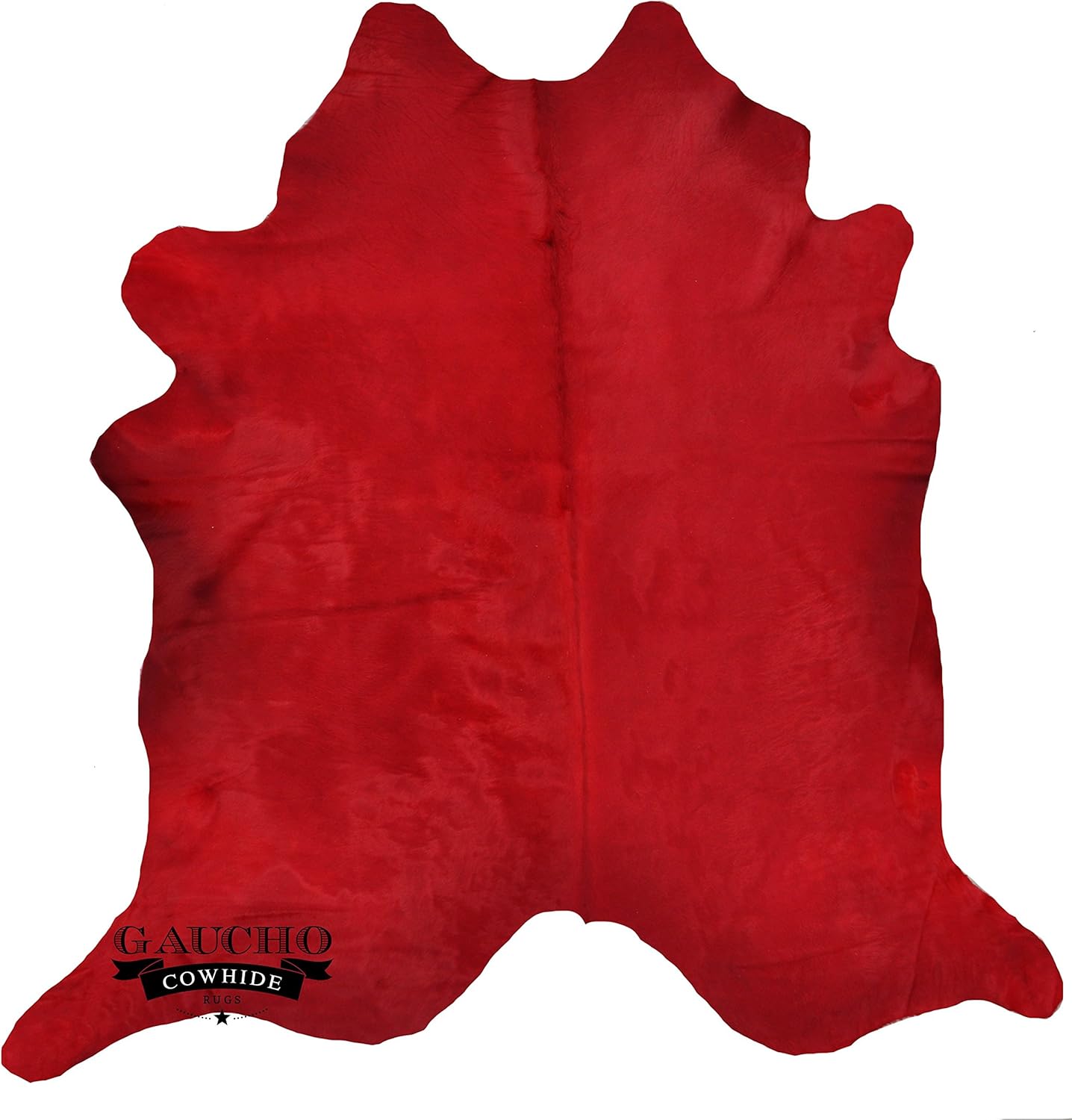 Amazon.com: Gaucho Cowhides - Solid Red Dyed Cowhide - Extra Large ...