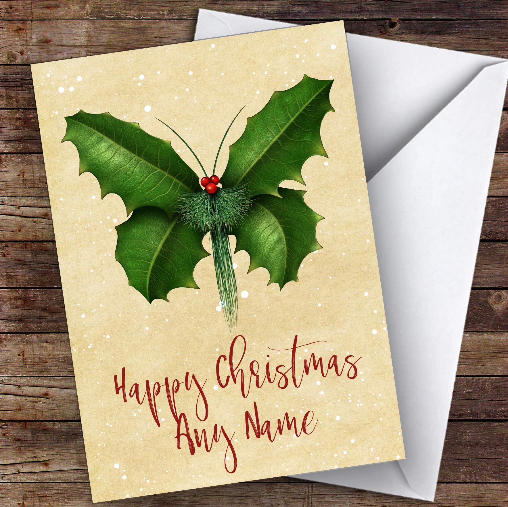 Butterfly Christmas Cards Christmas Print: Two Beetles And A