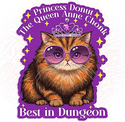 Amazon.com: Mongo is Appalled Sticker Inspired Princess Cat Lover Funny ...