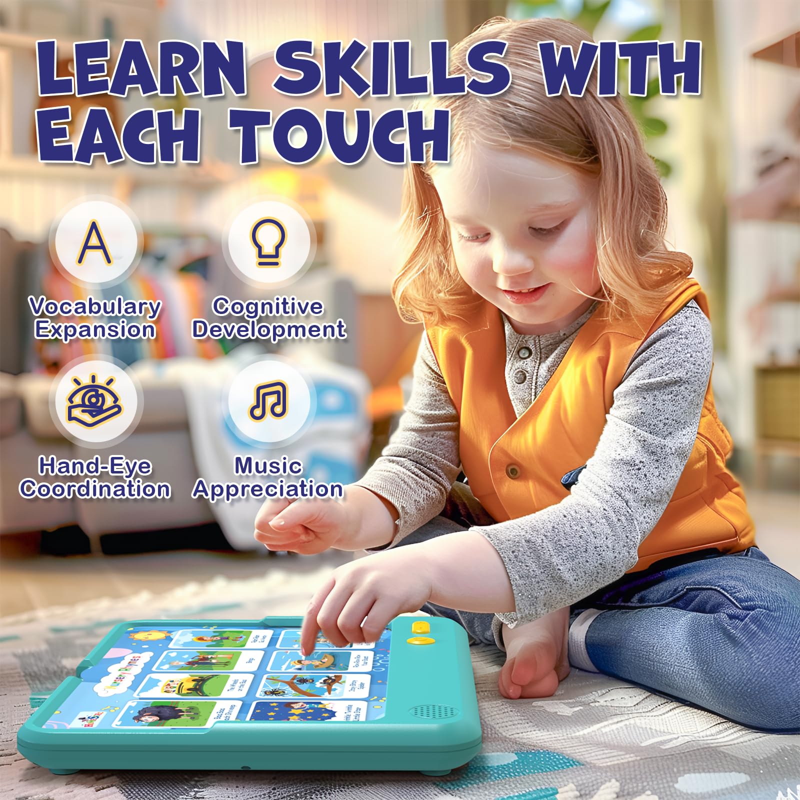 Snapklik.com : Astro Pad, Toddler Interactive Learning Toys Ages 3 4 5 ...