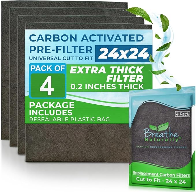 Amazon.com: Breathe Naturally Universal Cut To Fit Carbon Activated Air ...