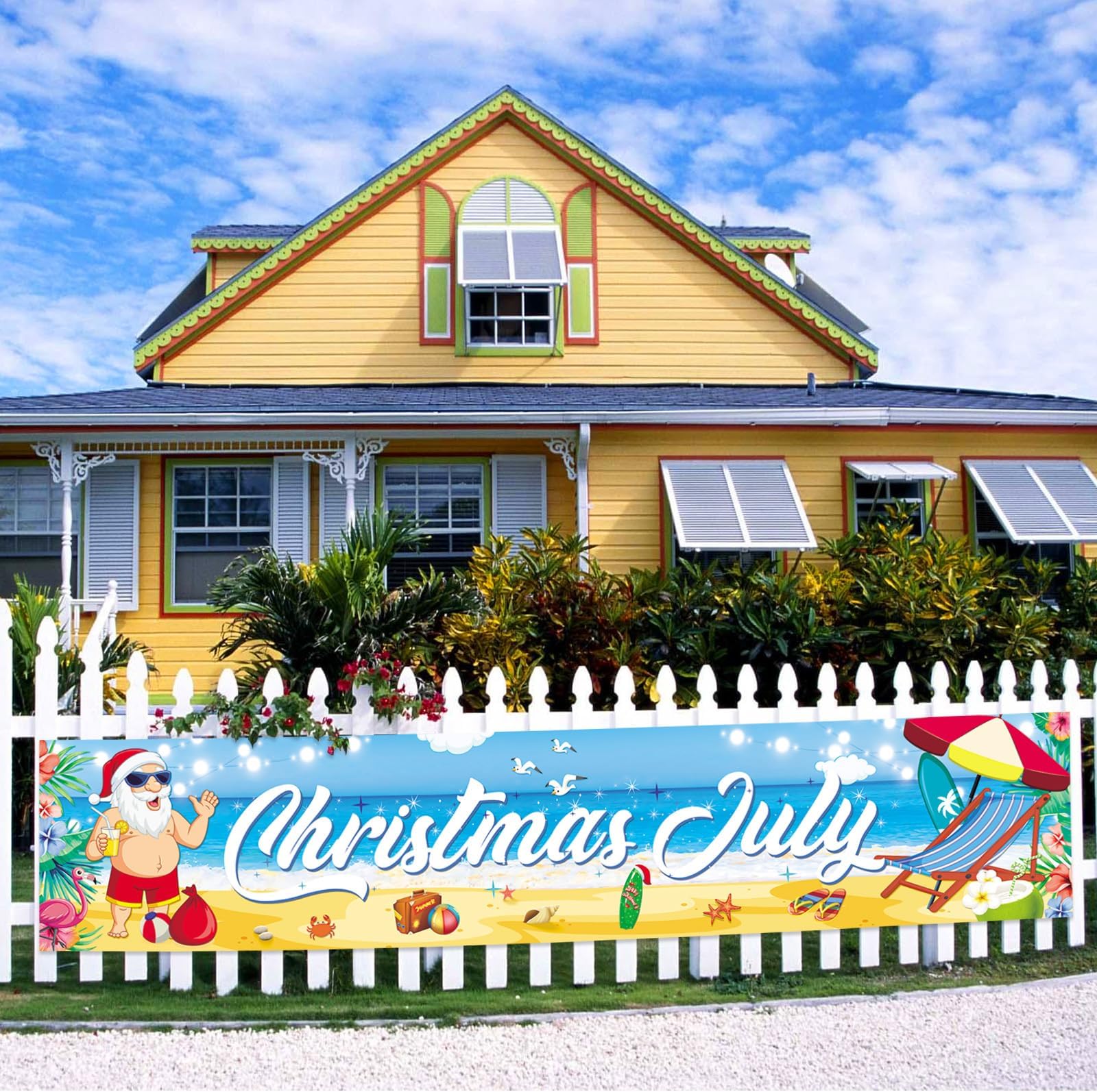 Amazon.com: Buon Natale Italian Christmas Banner for Italian Christmas ...