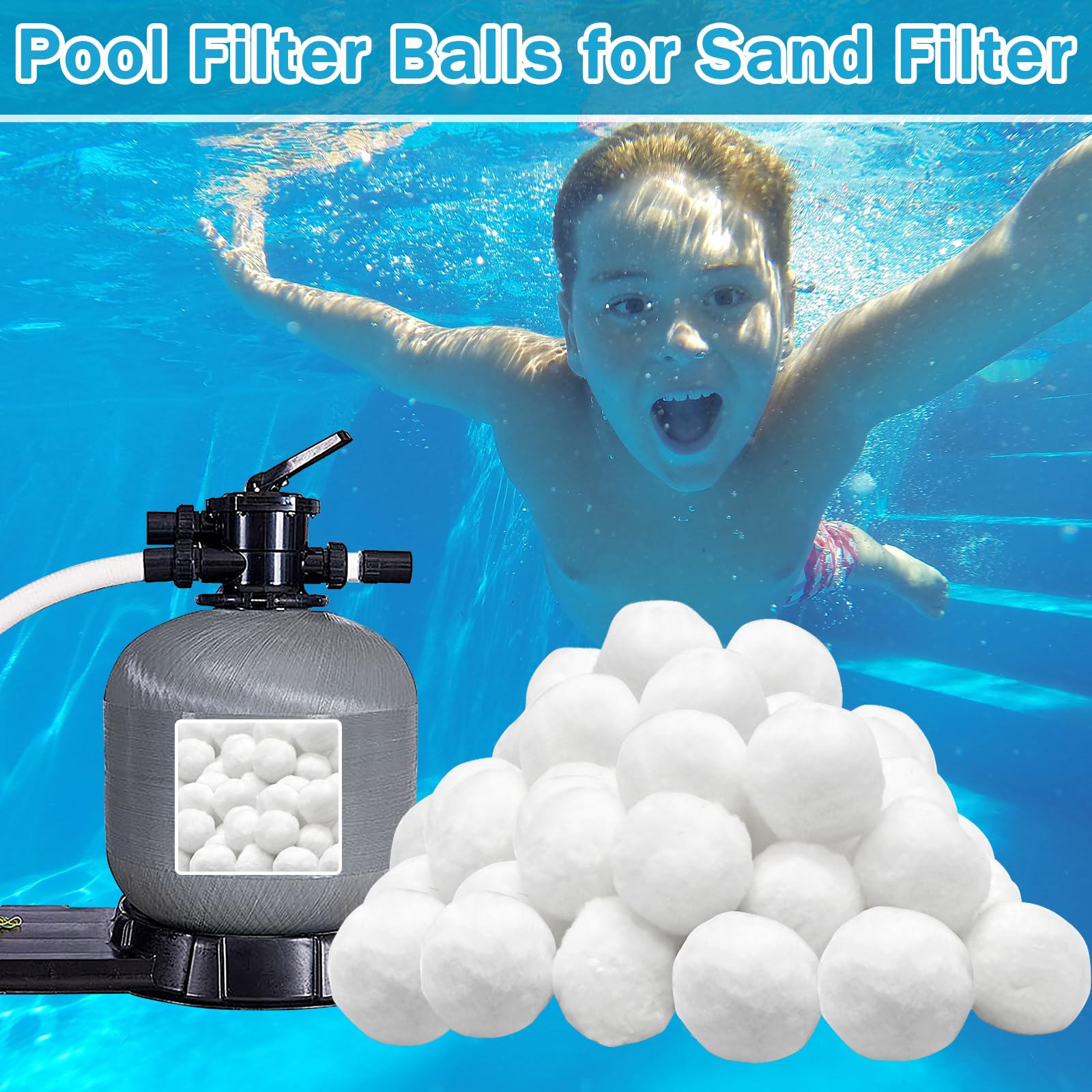 Snapklik.com : ZeeDix 1.6 Lbs Pool Filter Balls For Sand Filter Pump ...