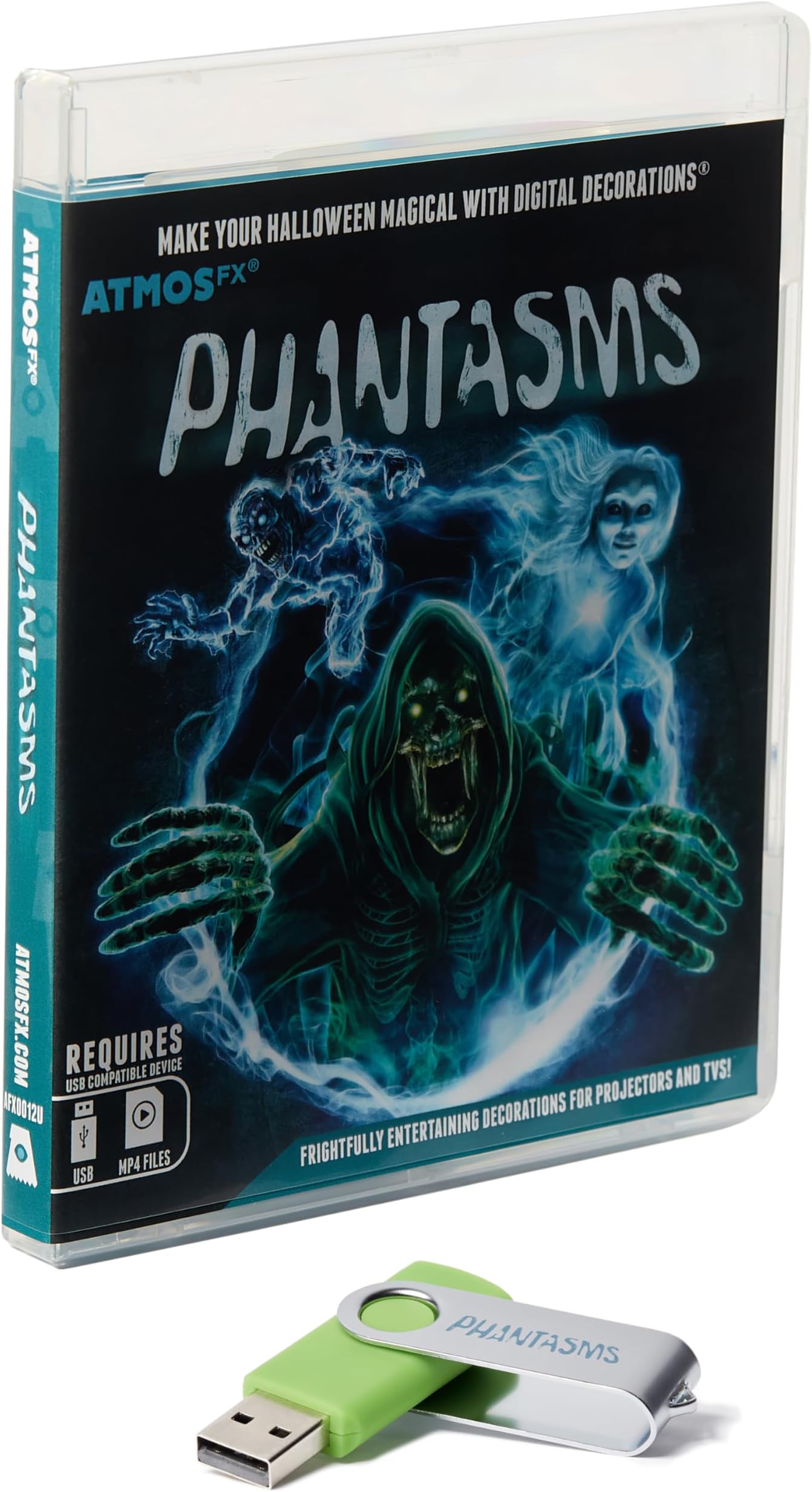 Amazon.com: AtmosFX Halloween Digital Decoration USB - Phantasms ...