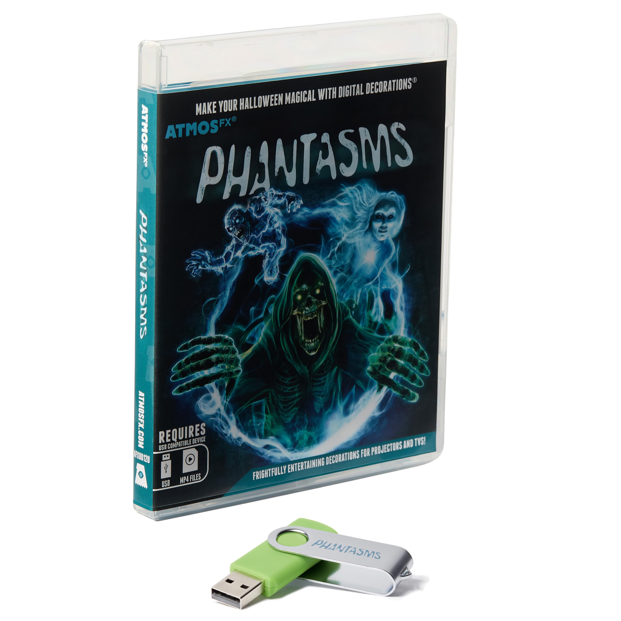 Amazon.com: AtmosFX Halloween Digital Decoration USB - Phantasms ...