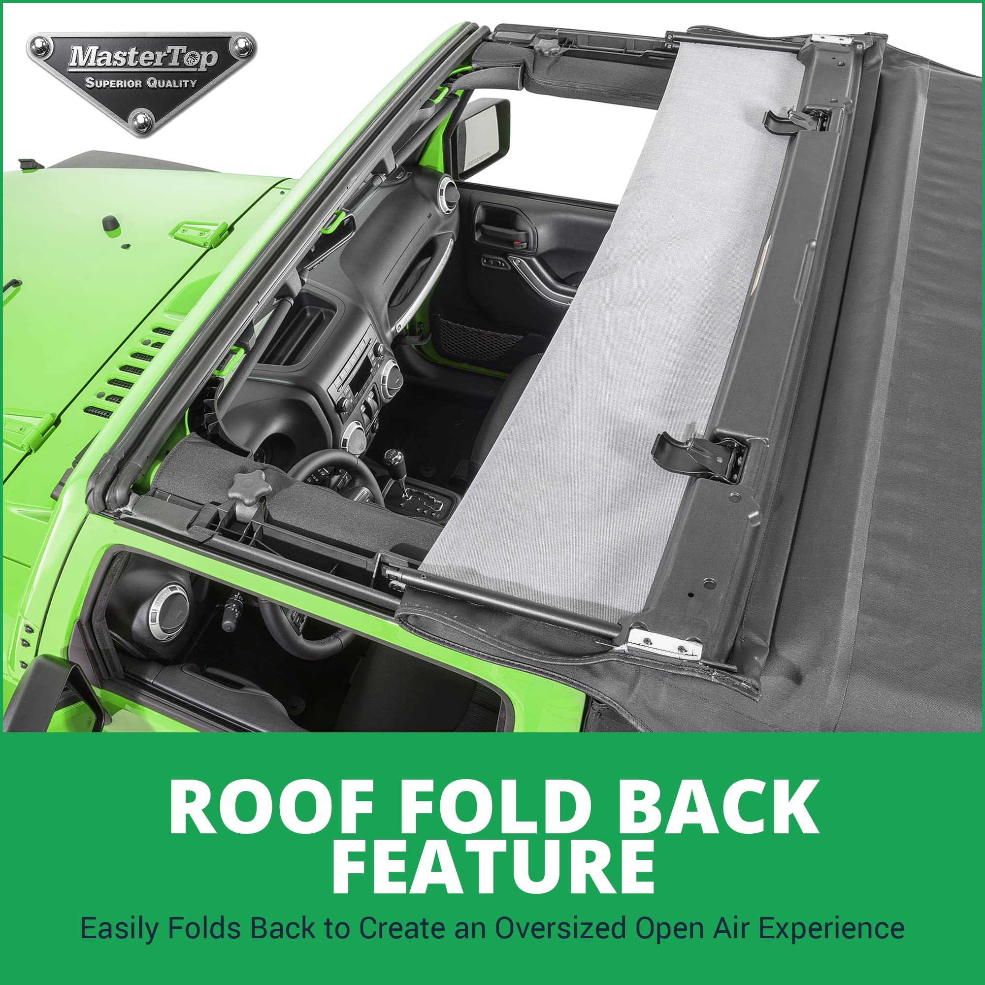 Snapklik.com : MasterTop Soft Top And Frame - Fits Jeep Wrangler JK 2 ...