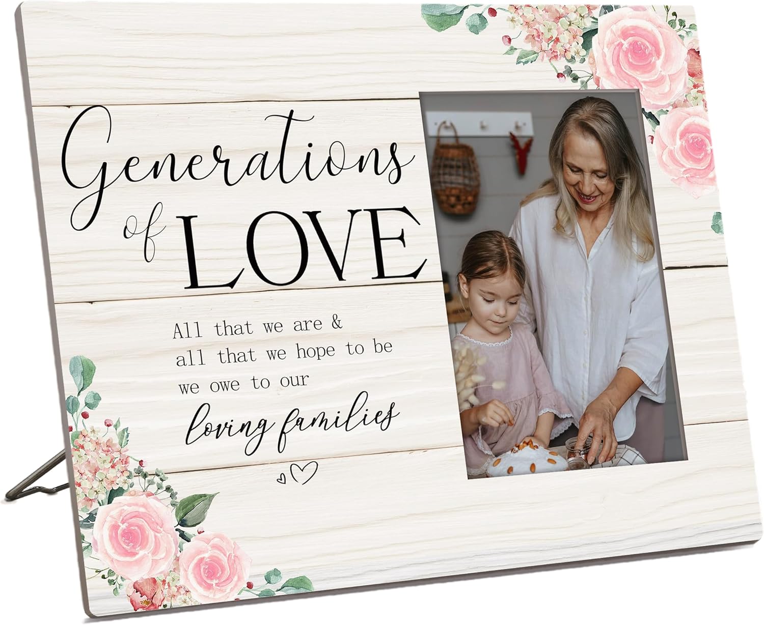 Amazon.com - KLYTINK Generations Of Love Grandparents Picture Frames ...