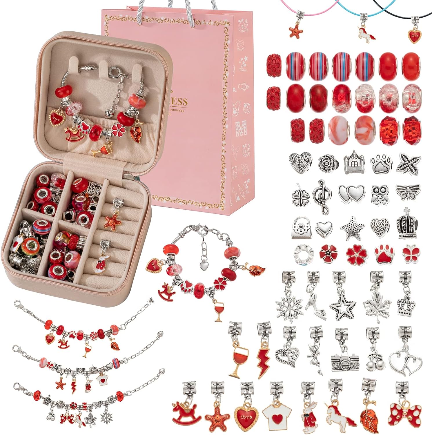 Amazon.com: Jewelry Making Kit for Girls 8-12,Bracelet Making Kit,DIY ...